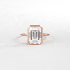 Formation Ring, Emerald Cut | Melanie Casey Jewelry