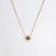 Threaded Necklace with Halo, 0.89ct. Blue Sapphire | Melanie Casey Fine Jewelry