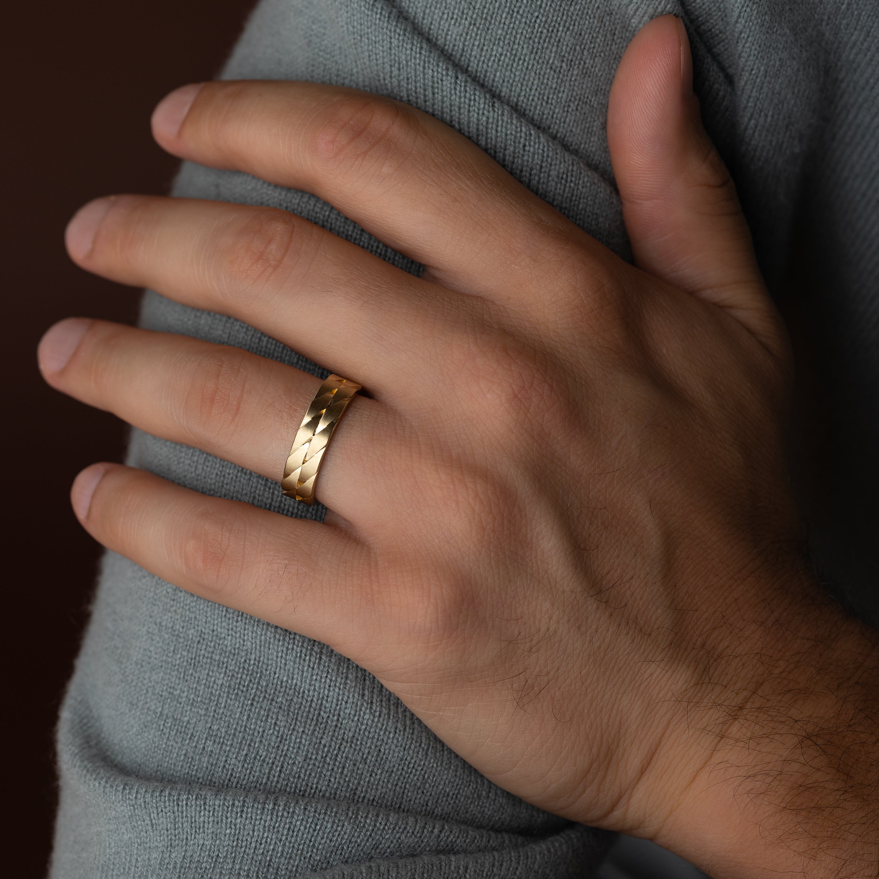 Two Twines Band: 5.9mm Size 10.5 - In Stock | Melanie Casey Fine Jewelry