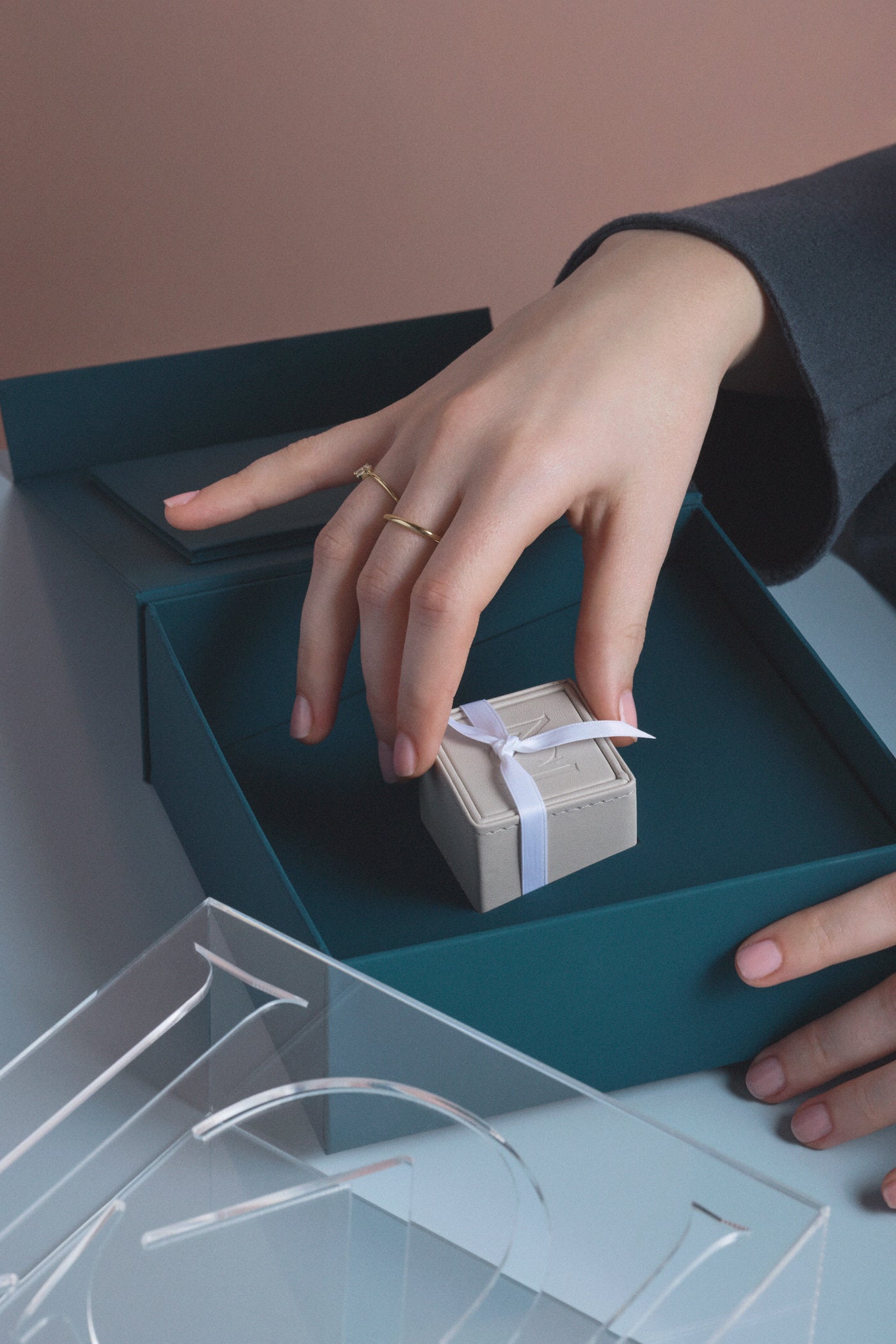 Snowdrift Ring with Custom Cushion Cut Diamond – Melanie Casey