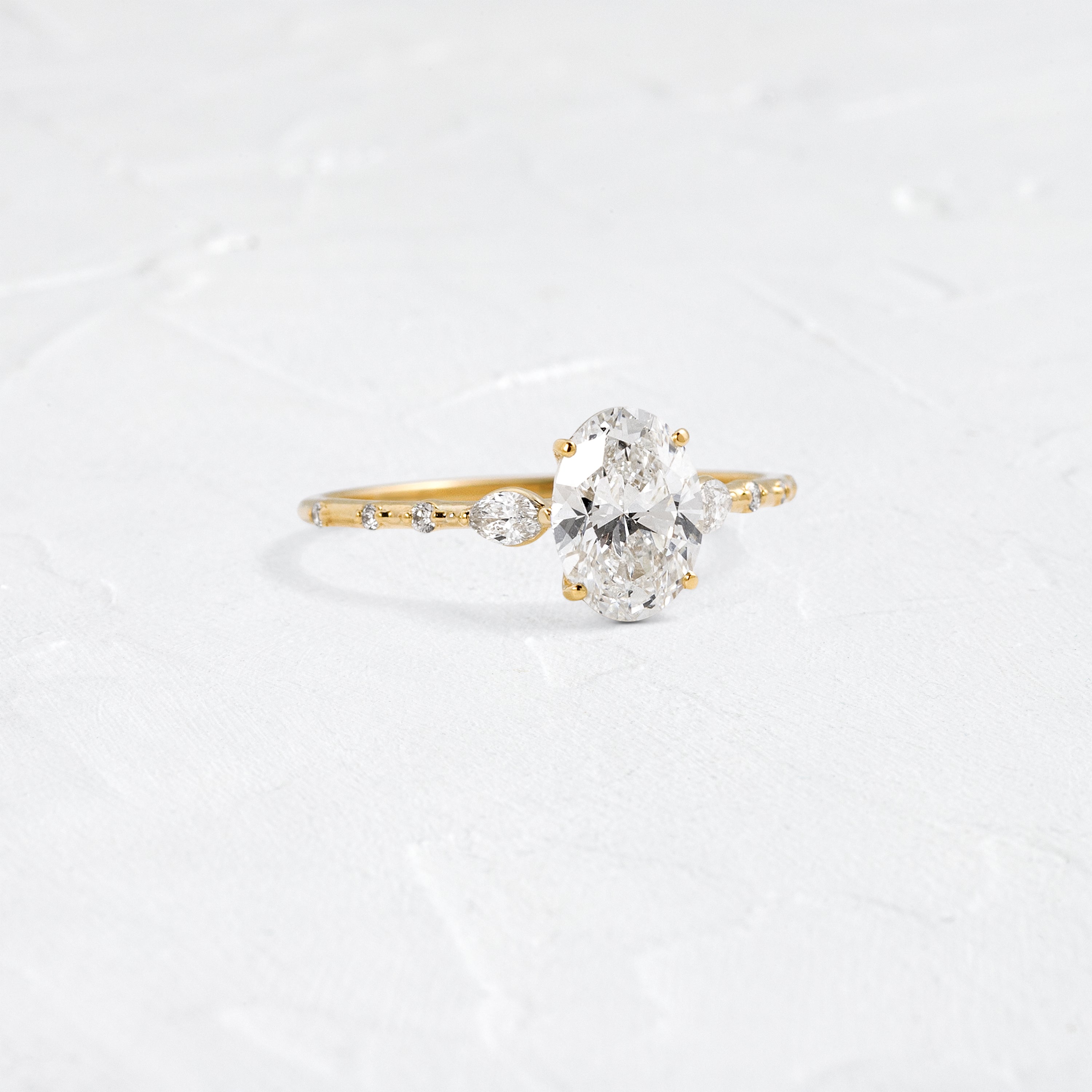 Chorus Ring, 1.03ct. Lab-Grown Oval Cut | Melanie Casey Jewelry