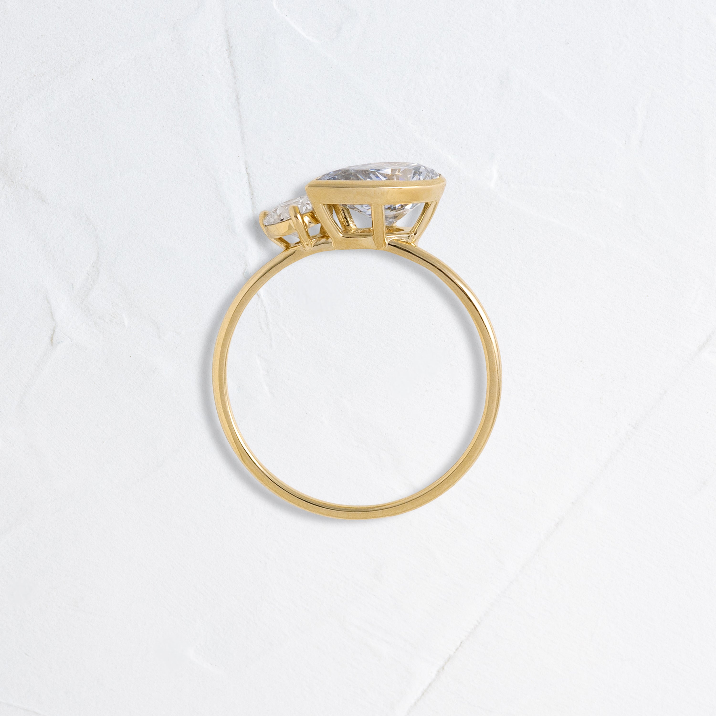 Paradox Ring, 1.6ct. Light Blue Lab-Grown Diamond | Melanie Casey Fine ...