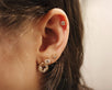 Threaded Studs, Round Cut | Delicate Earrings from Melanie Casey