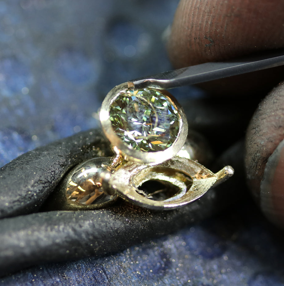 What is a Bezel Set Engagement Ring? – Melanie Casey