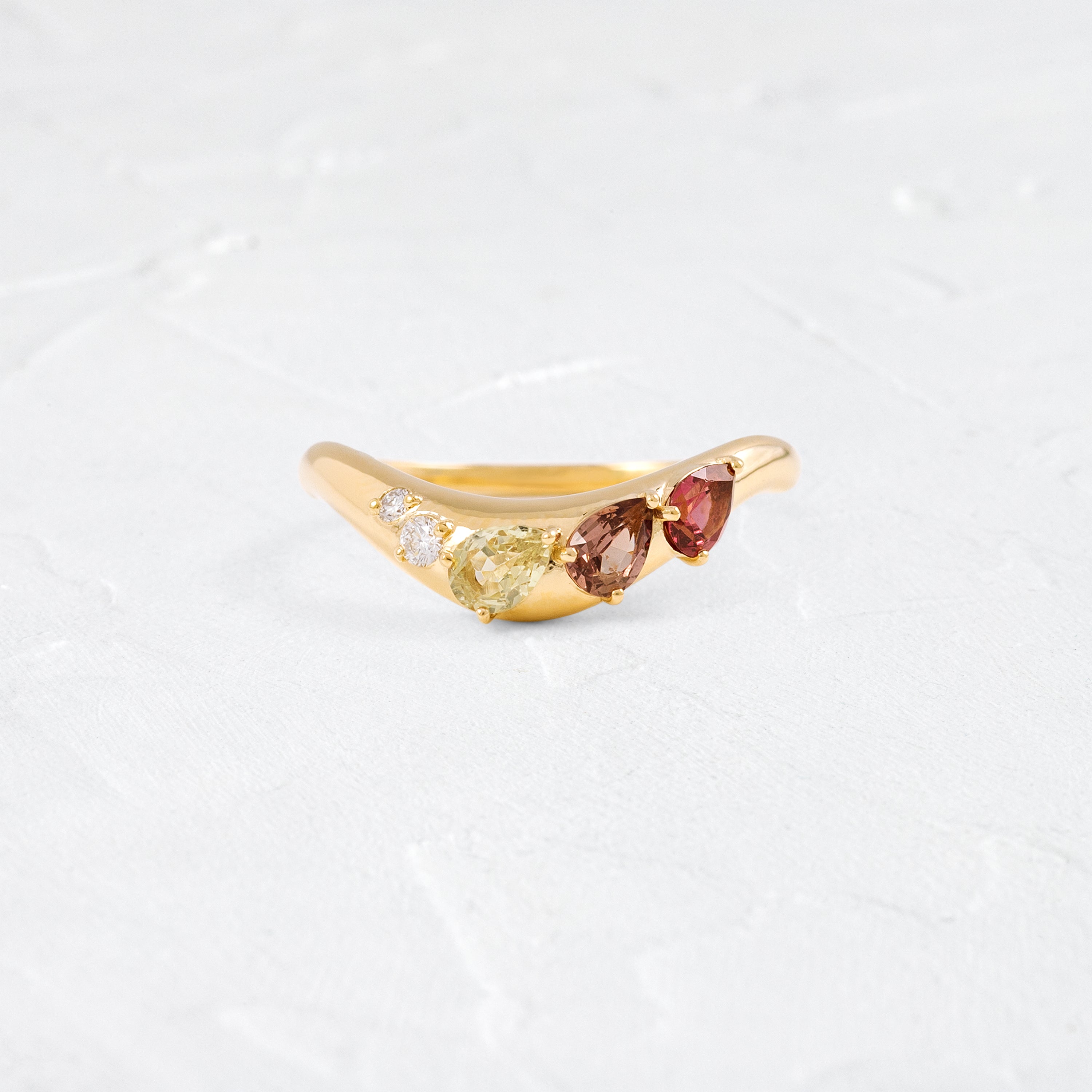 Amplify Triple Pear Band in Autumn | Melanie Casey Jewelry