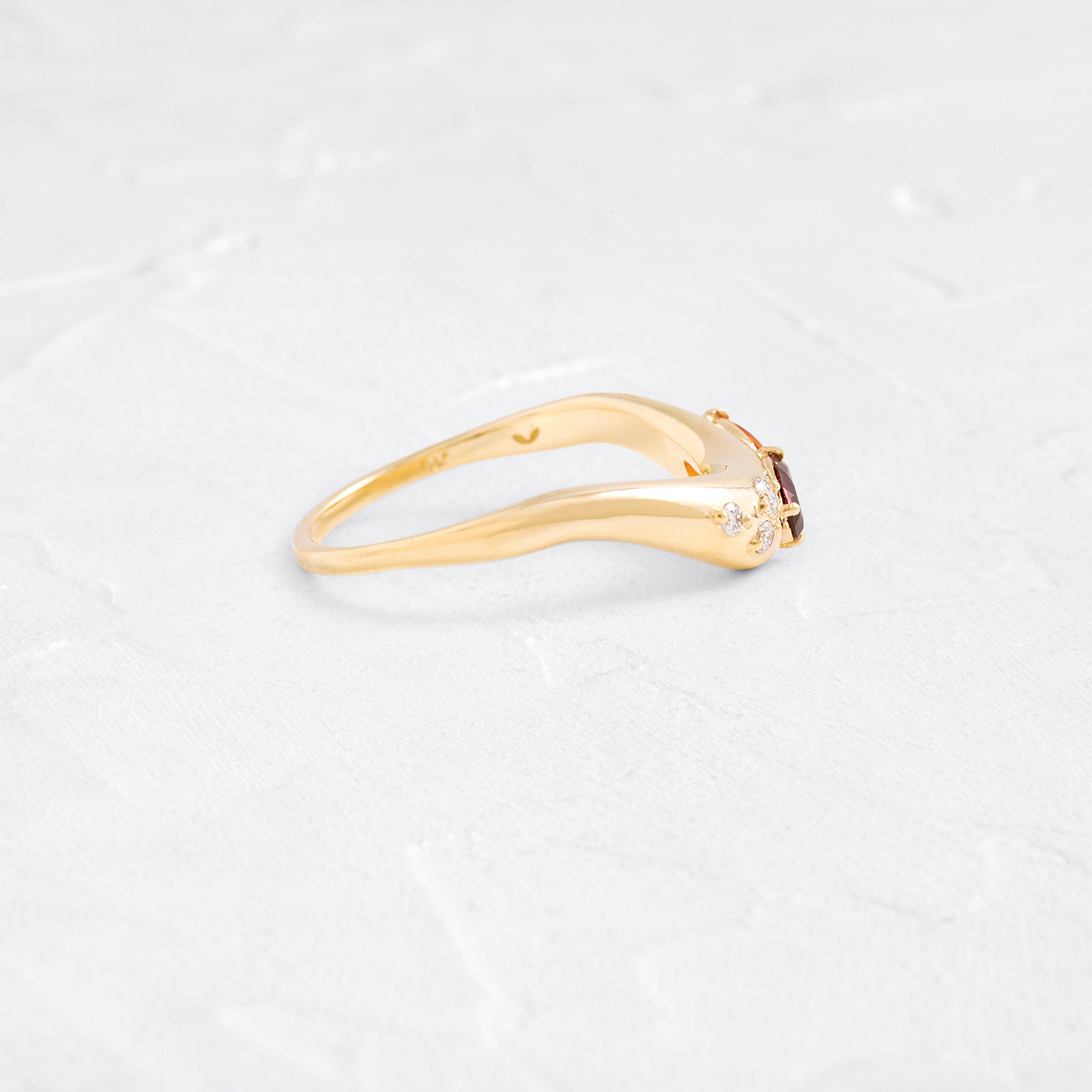 Amplify Double Pear Band in Autumn | Melanie Casey Jewelry