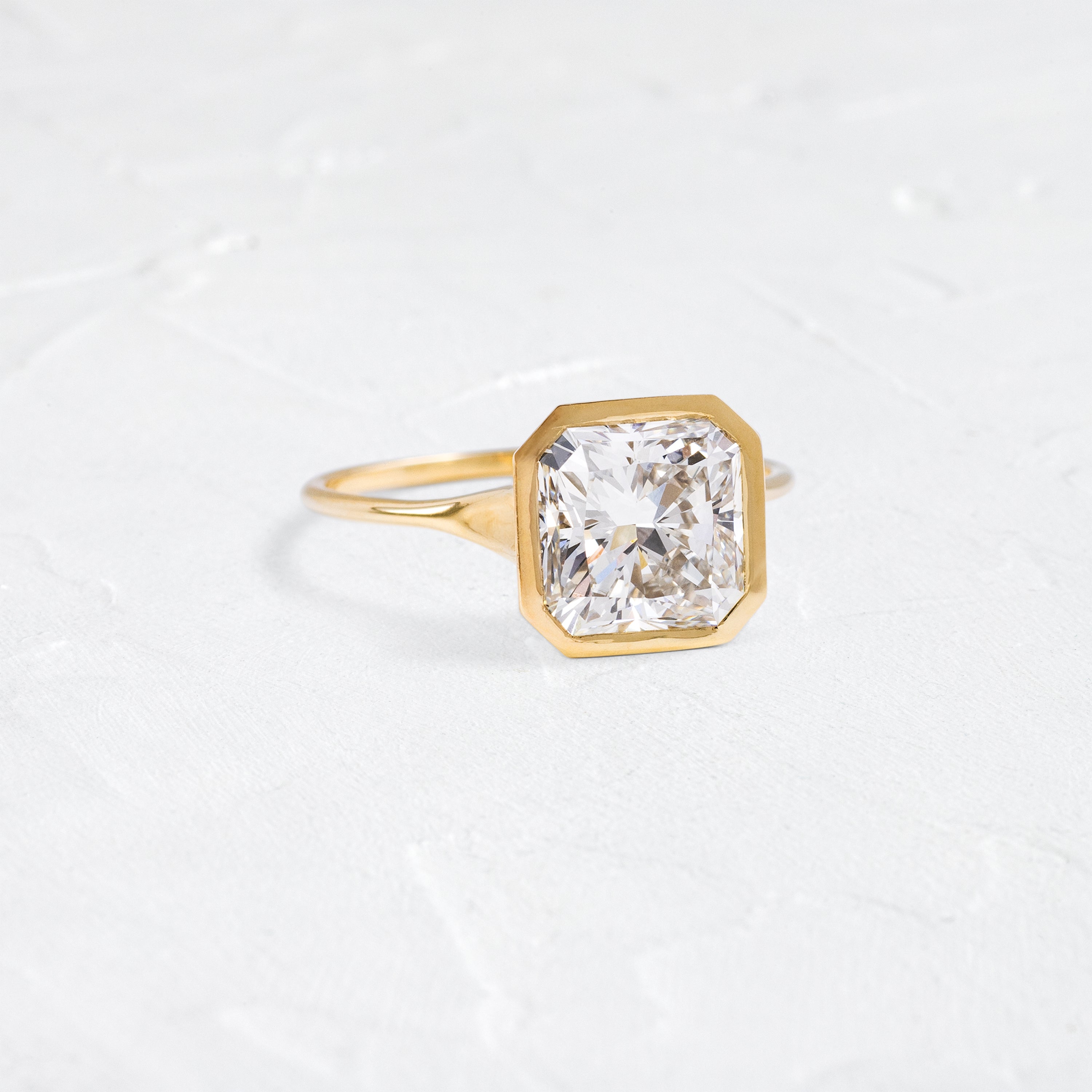 Avenue Ring, 3.06ct. Lab-Grown Square Radiant Cut | Melanie Casey Jewelry