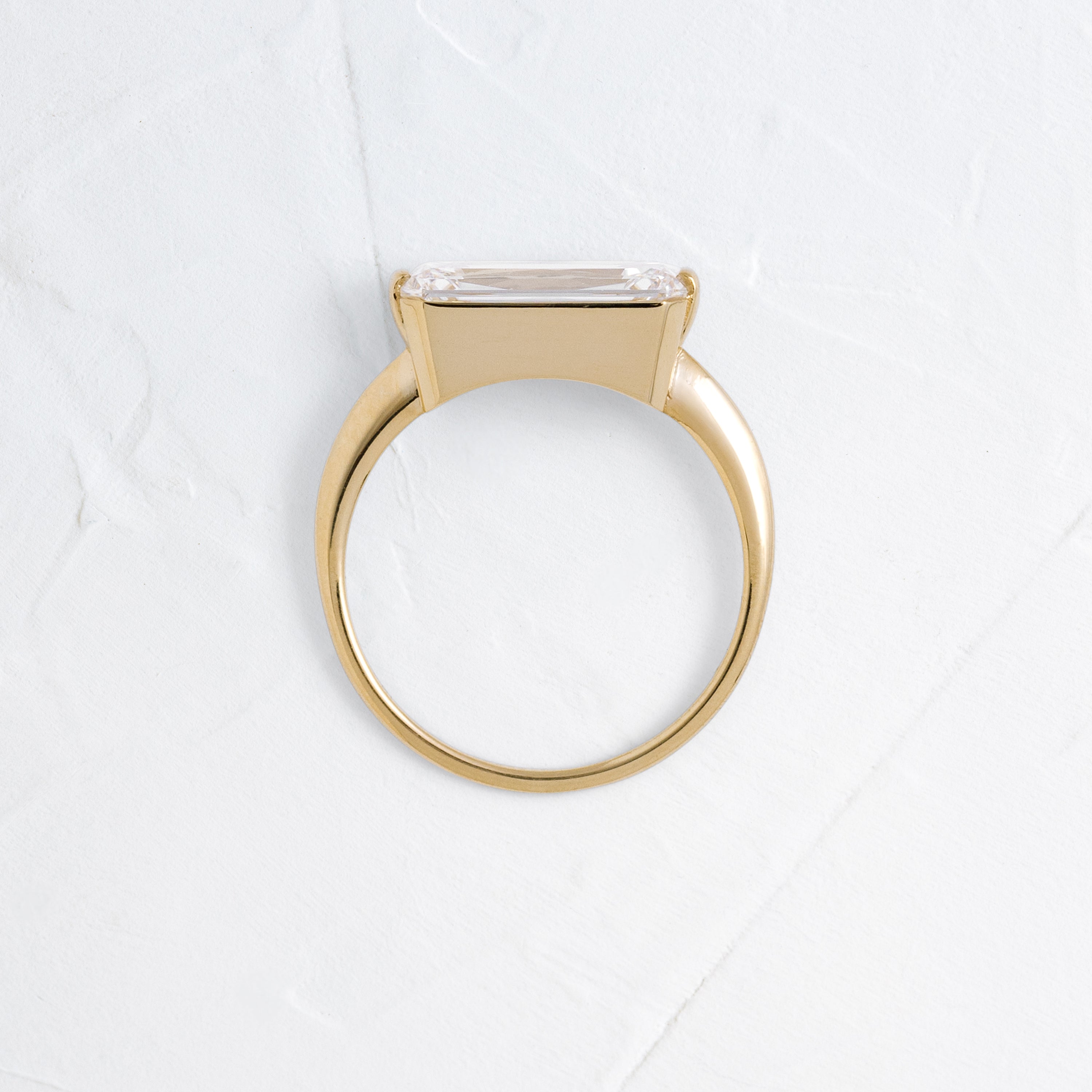 Balladeer Ring, 3.02ct. Lab-Grown Crisscut | Melanie Casey Jewelry