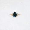 Snowdrift Ring, 1.5ct. Green-Blue Australian Sapphire | Melanie Casey ...