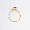 Snowdrift Ring, 1.5ct. Green-Blue Australian Sapphire | Melanie Casey ...