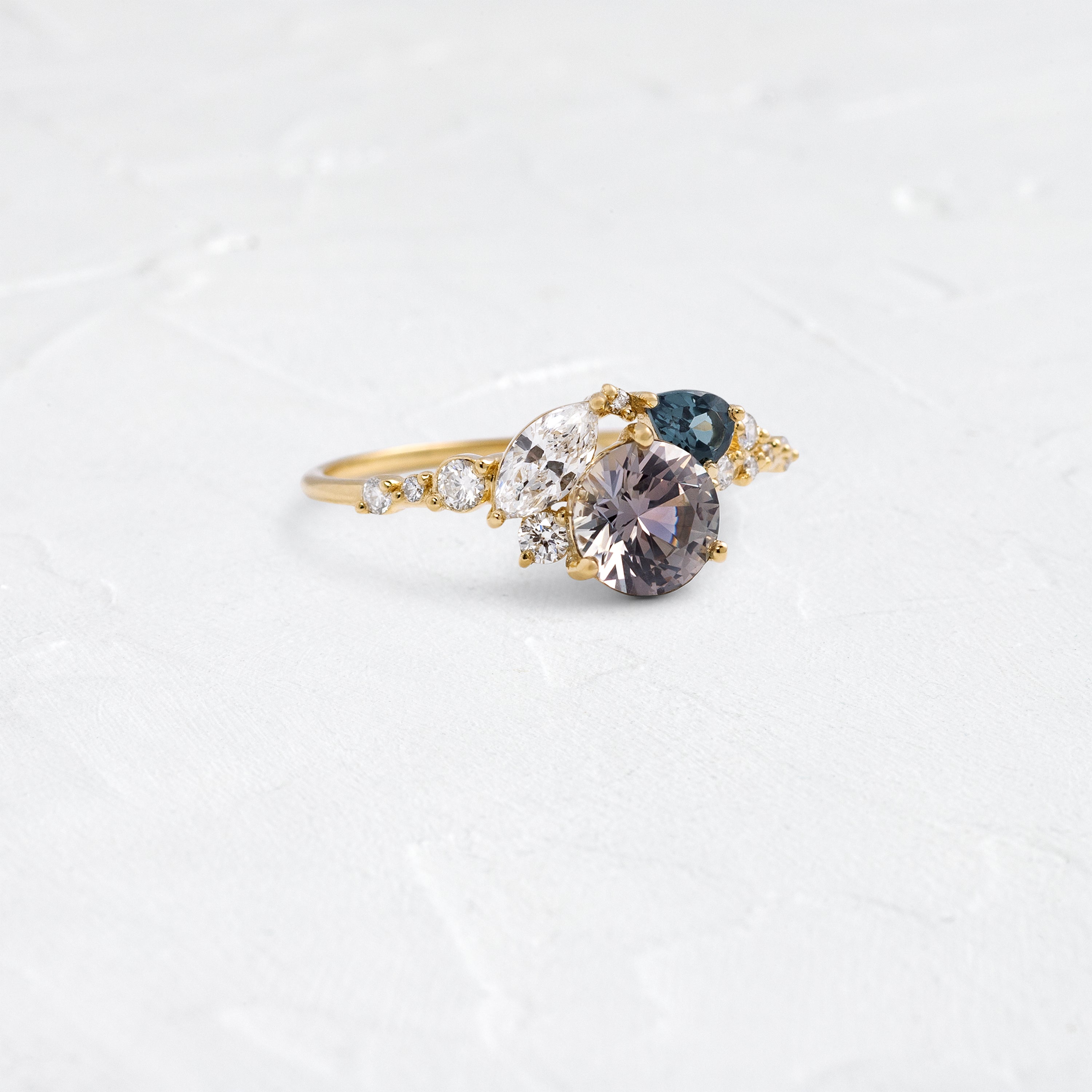Precipice Ring, 0.98ct. Pink Montana Sapphire | Melanie Casey Fine Jewelry