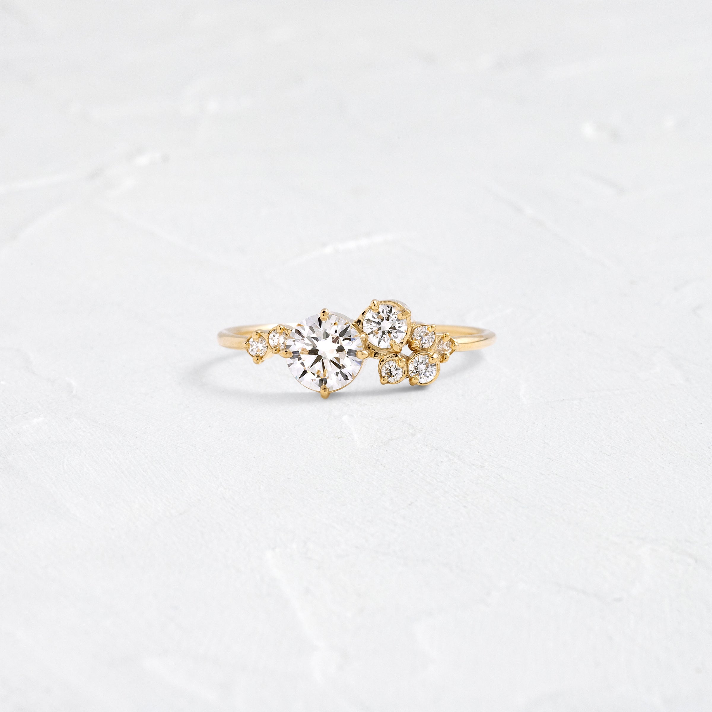 Cluster Engagement Rings | Melanie Casey