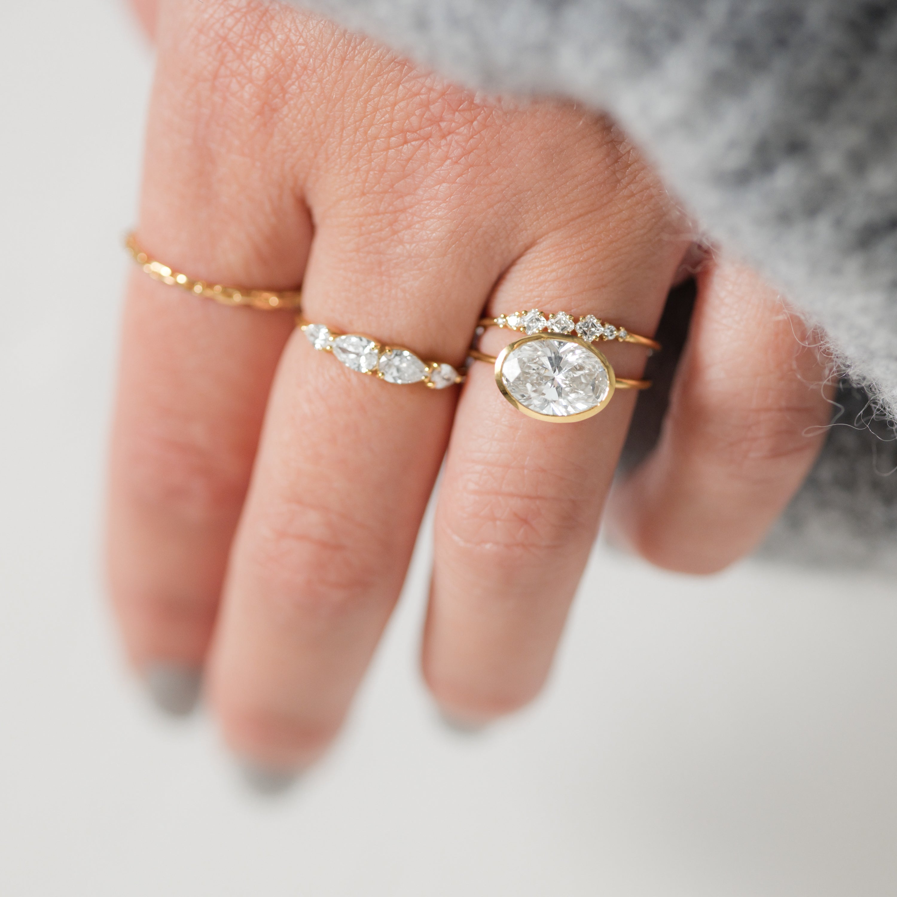 Formation Ring, Oval Cut - Melanie Casey