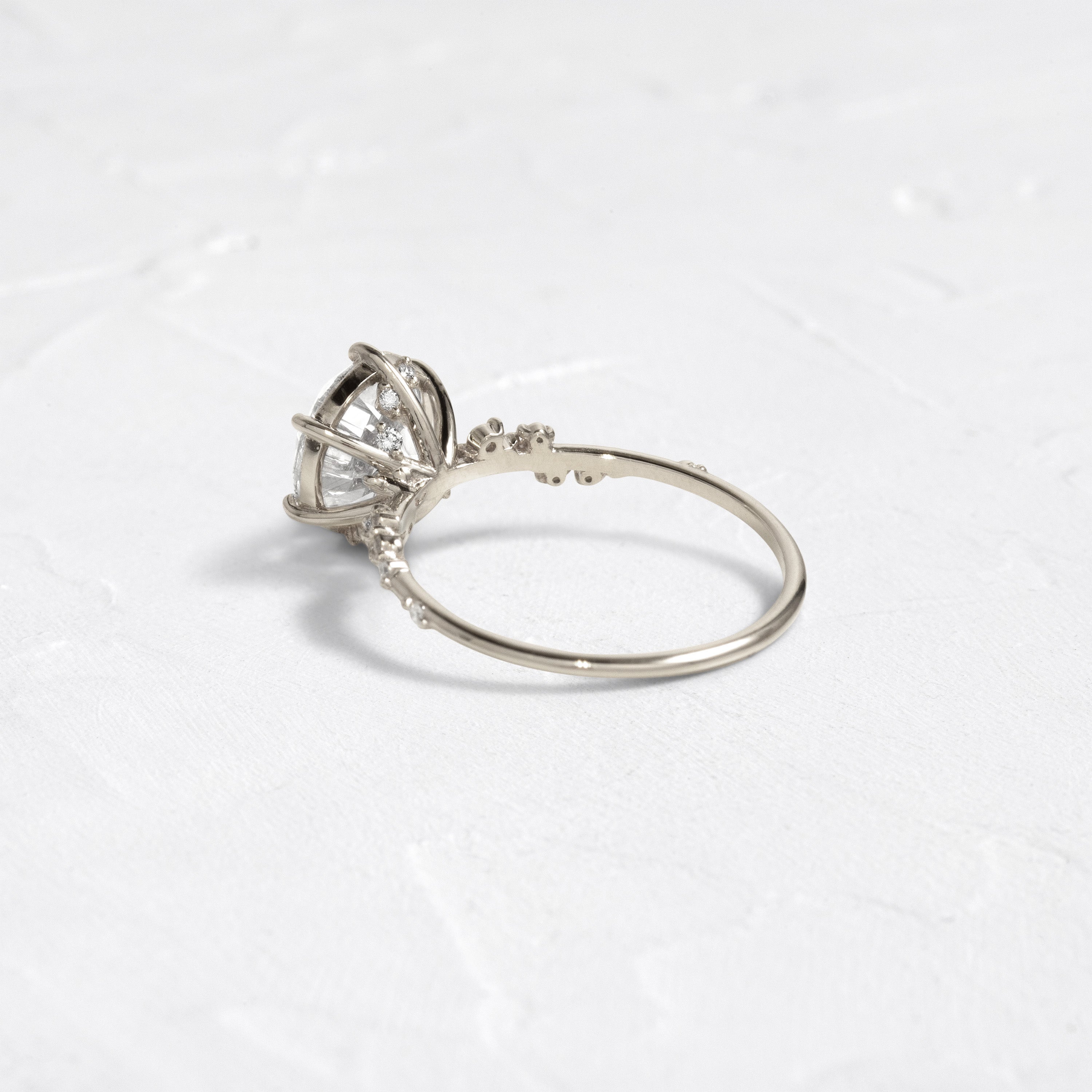 Parallel Ring, 2.51ct. Natural Round Cut | Melanie Casey Fine Jewelry