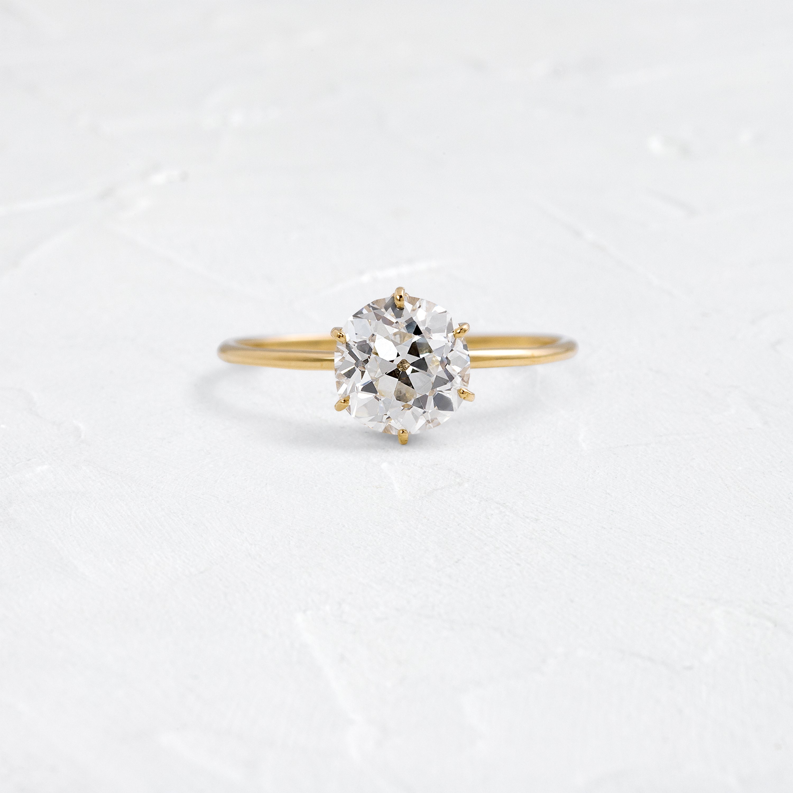 Encore Ring, 1.63ct. Natural Old European Cut | Melanie Casey Jewelry