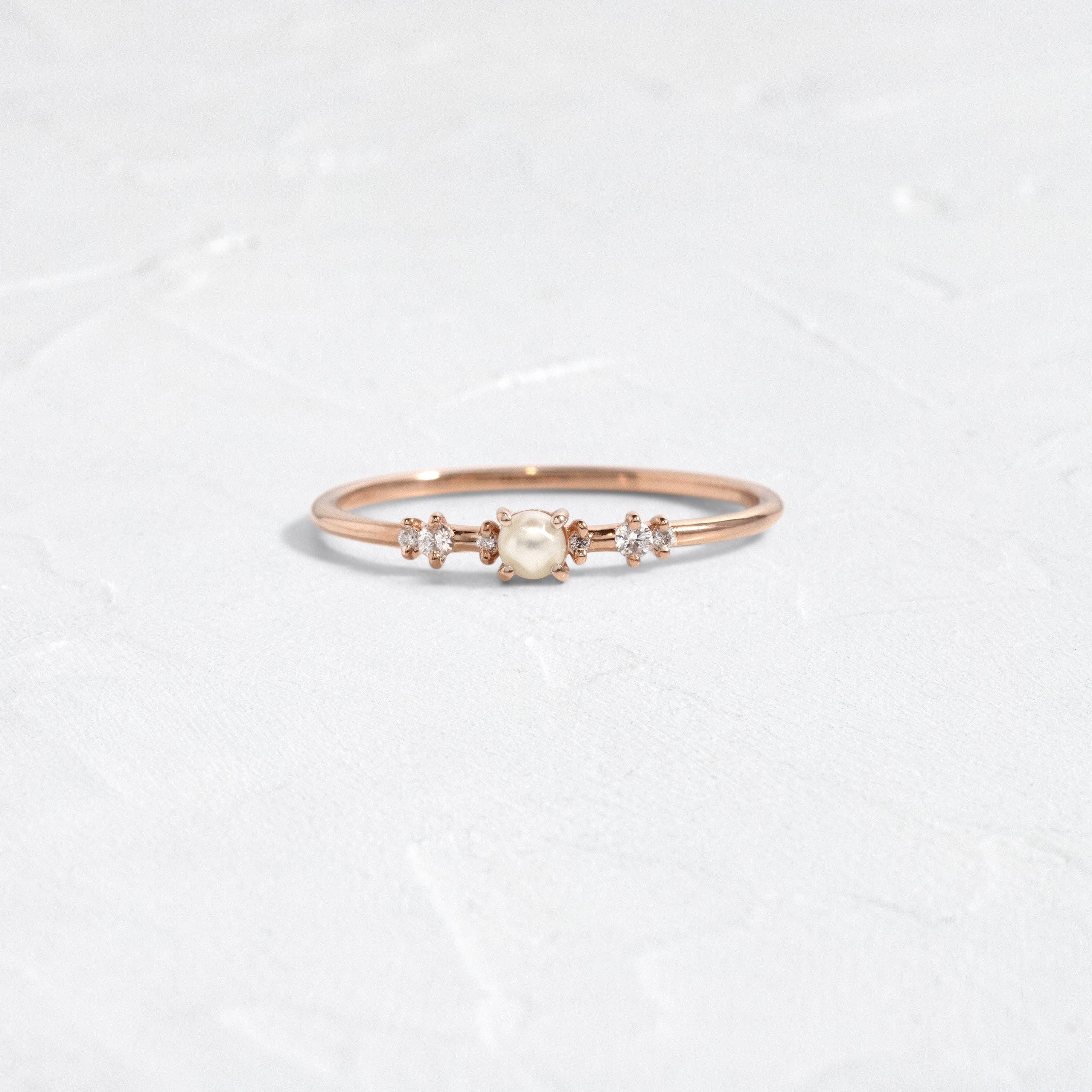 Sea Mist Ring | Handcrafted Diamond Ring – Melanie Casey