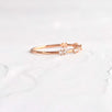 Minuet Ring | A Double Diamond Stacking Wedding Band by Melanie Casey Fine Jewelry