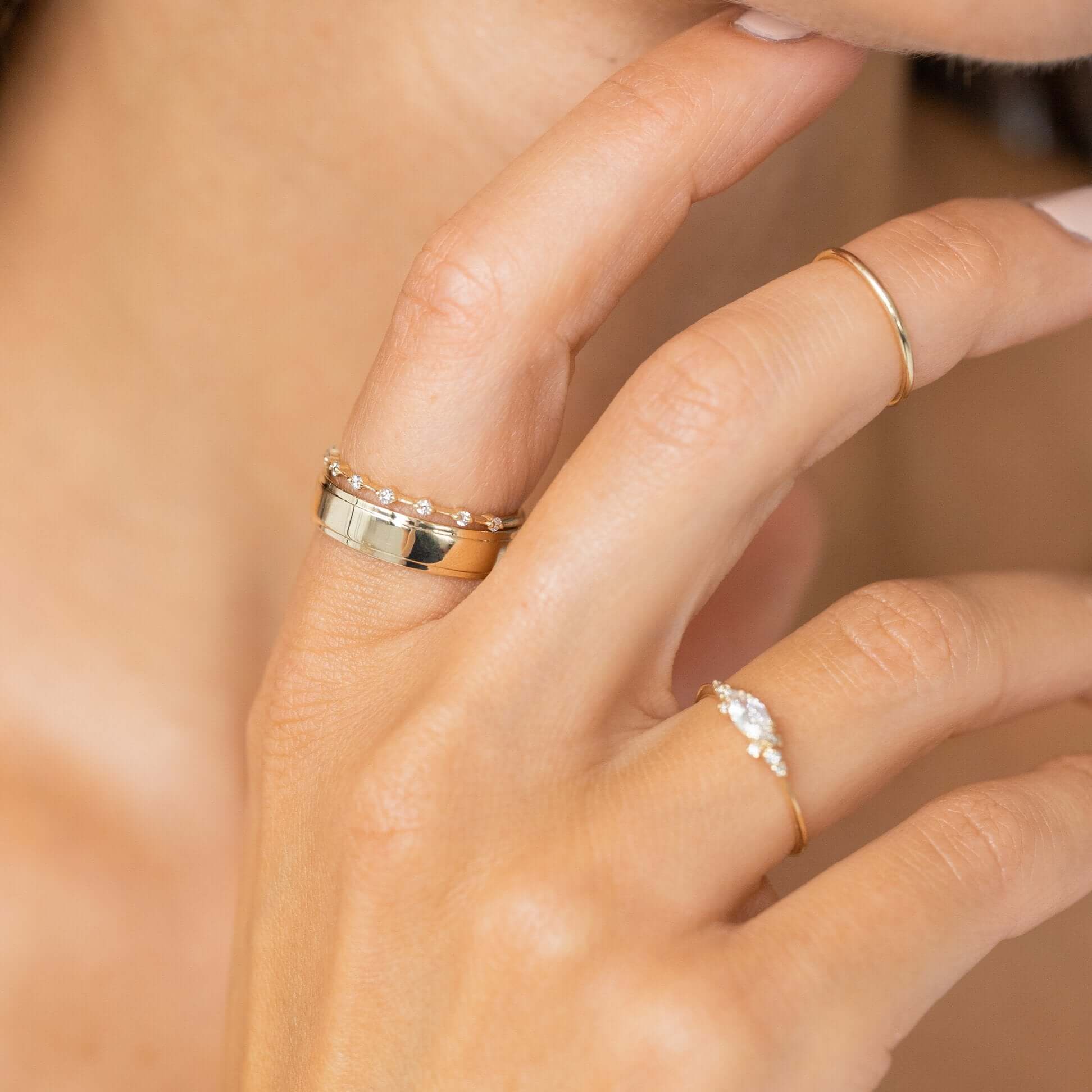 Step Band | For Men & Women | Melanie Casey Fine Jewelry