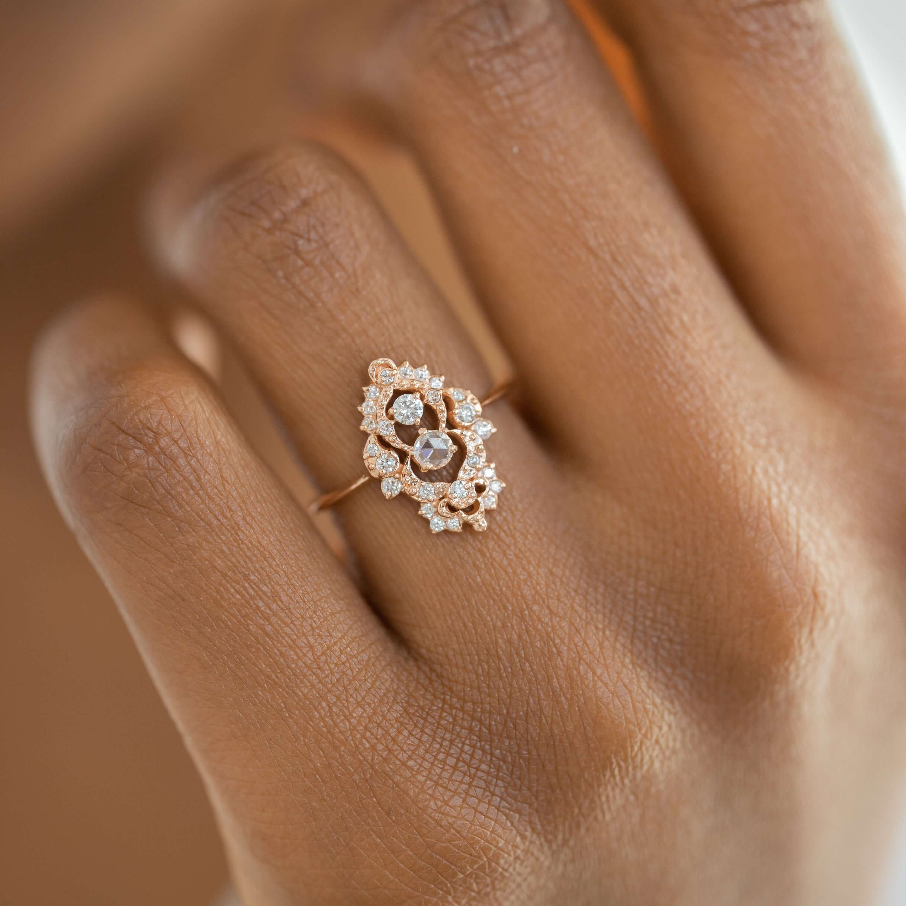 Drawing Room Ring | Unique Cluster Ring by Melanie Casey Fine Jewelry