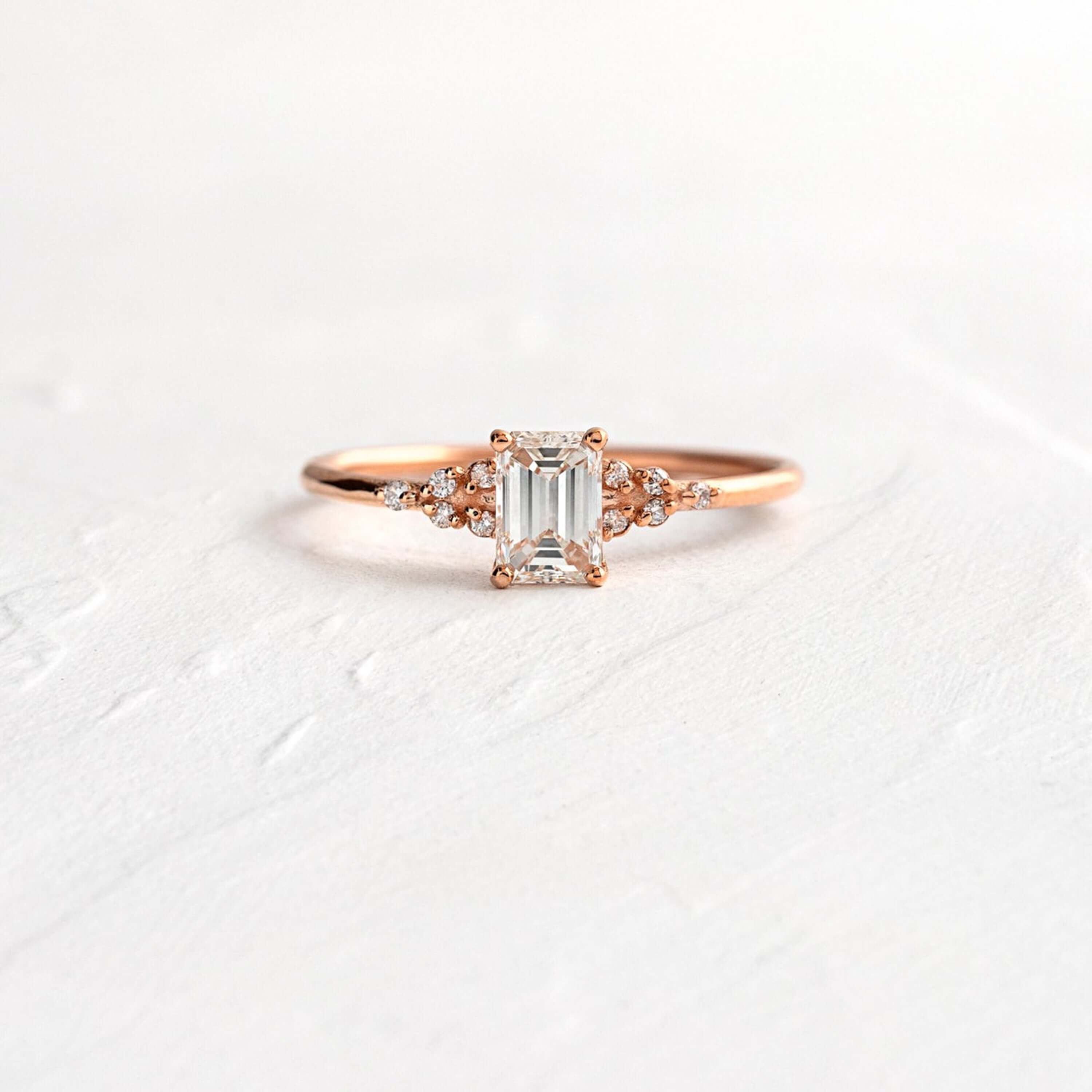 Lighthouse Ring, Emerald Cut - Melanie Casey