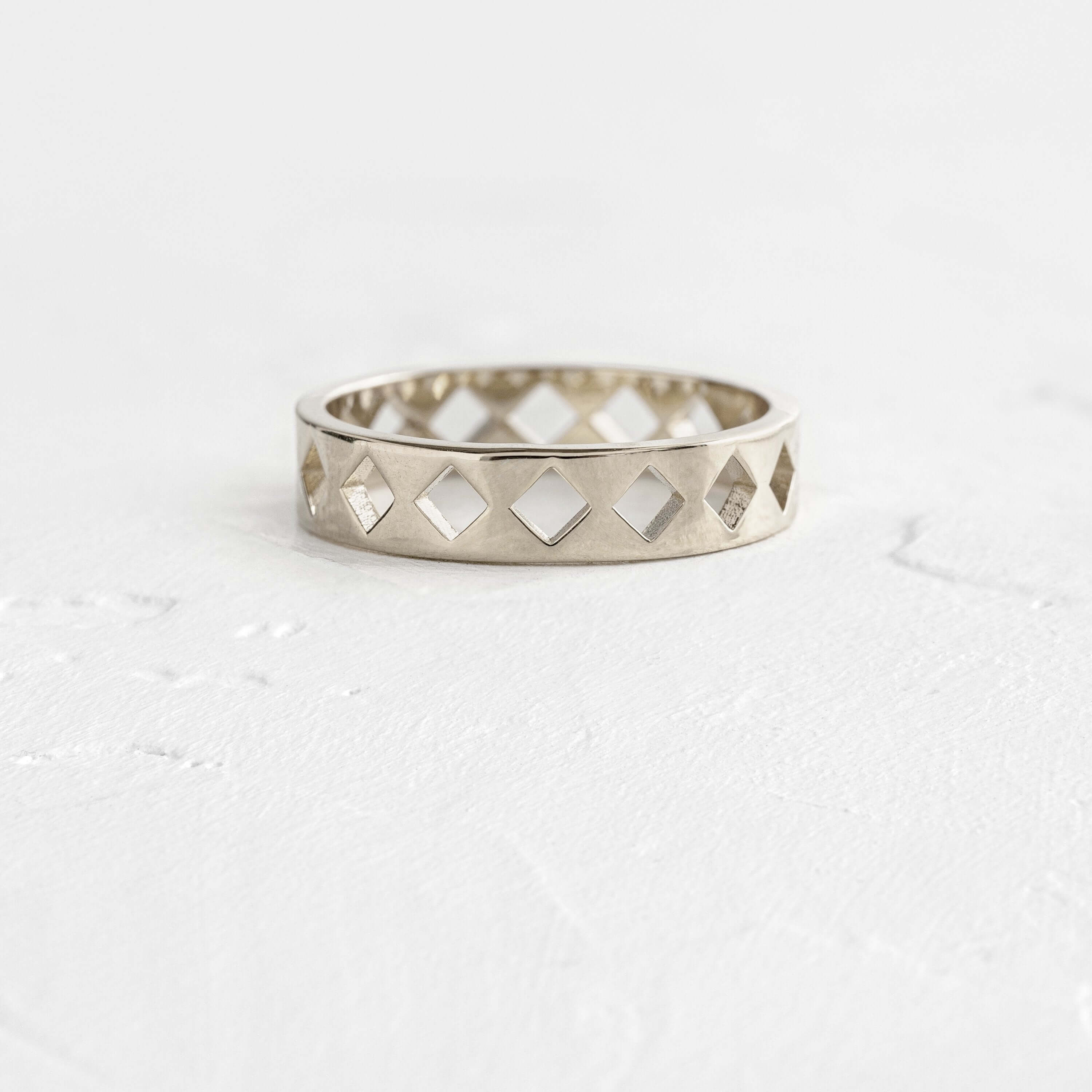 Cutout Band | Men's Gold Band | Women's Stacking Ring – Melanie Casey