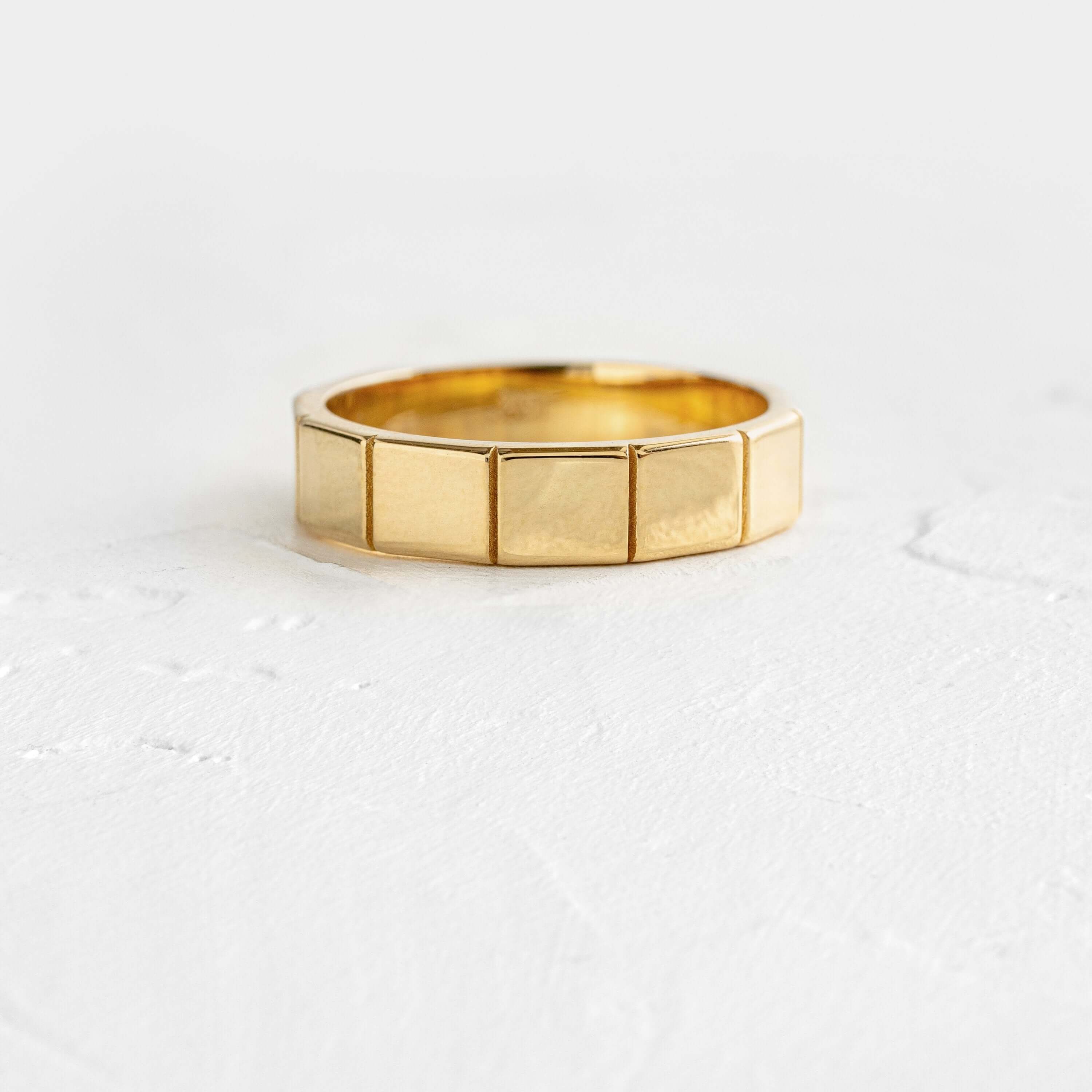 Block Band | For Men and Women | Melanie Casey Fine Jewelry