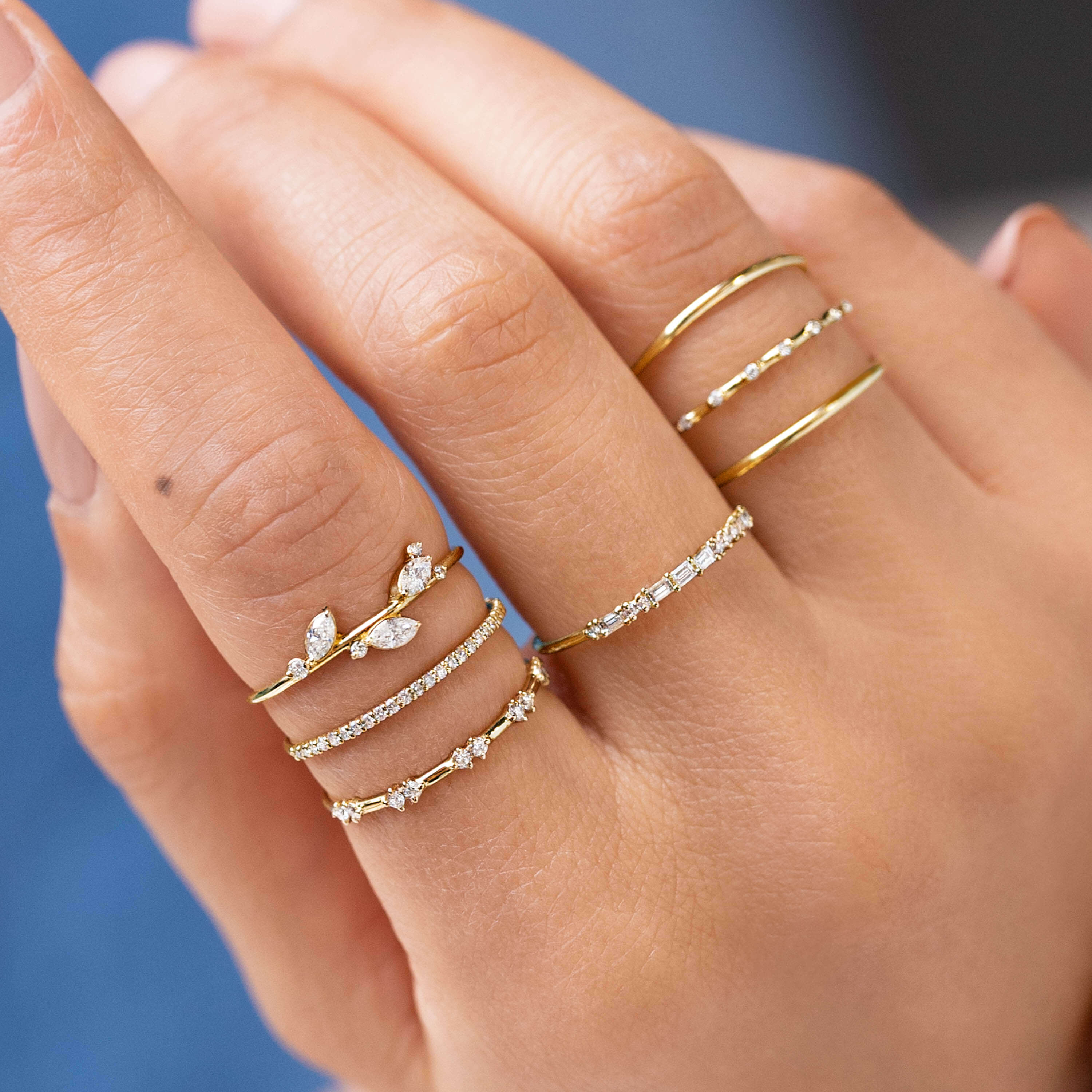 Morse Code Ring - LOVE | Diamond Baguettes Spell LOVE in Morse Code by ...