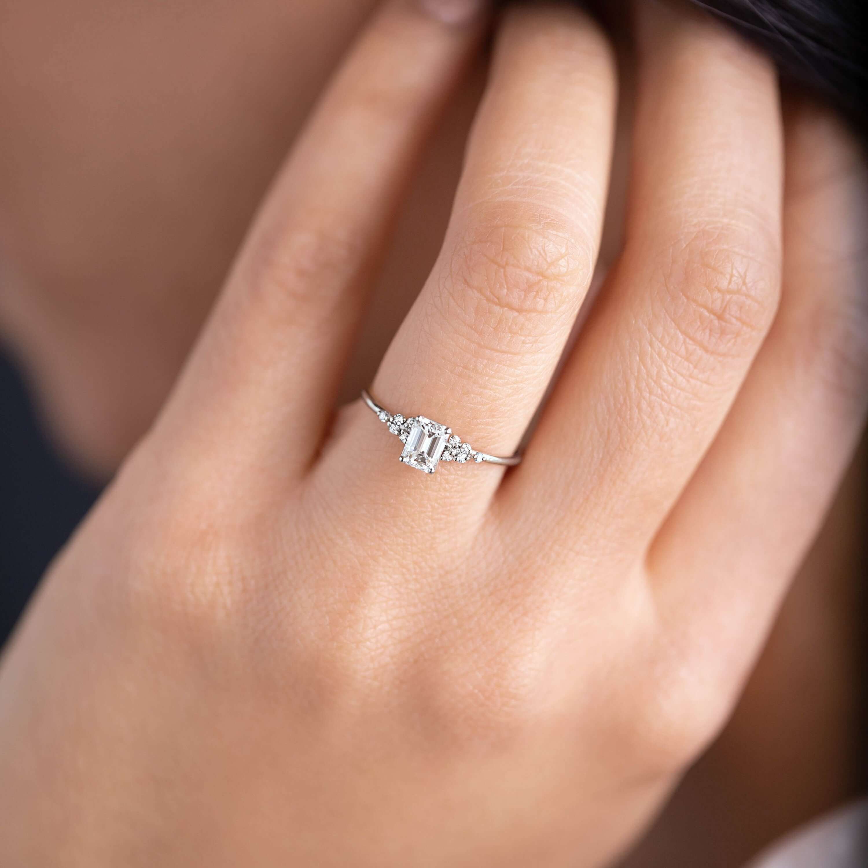 Lighthouse Ring, Emerald Cut - Melanie Casey