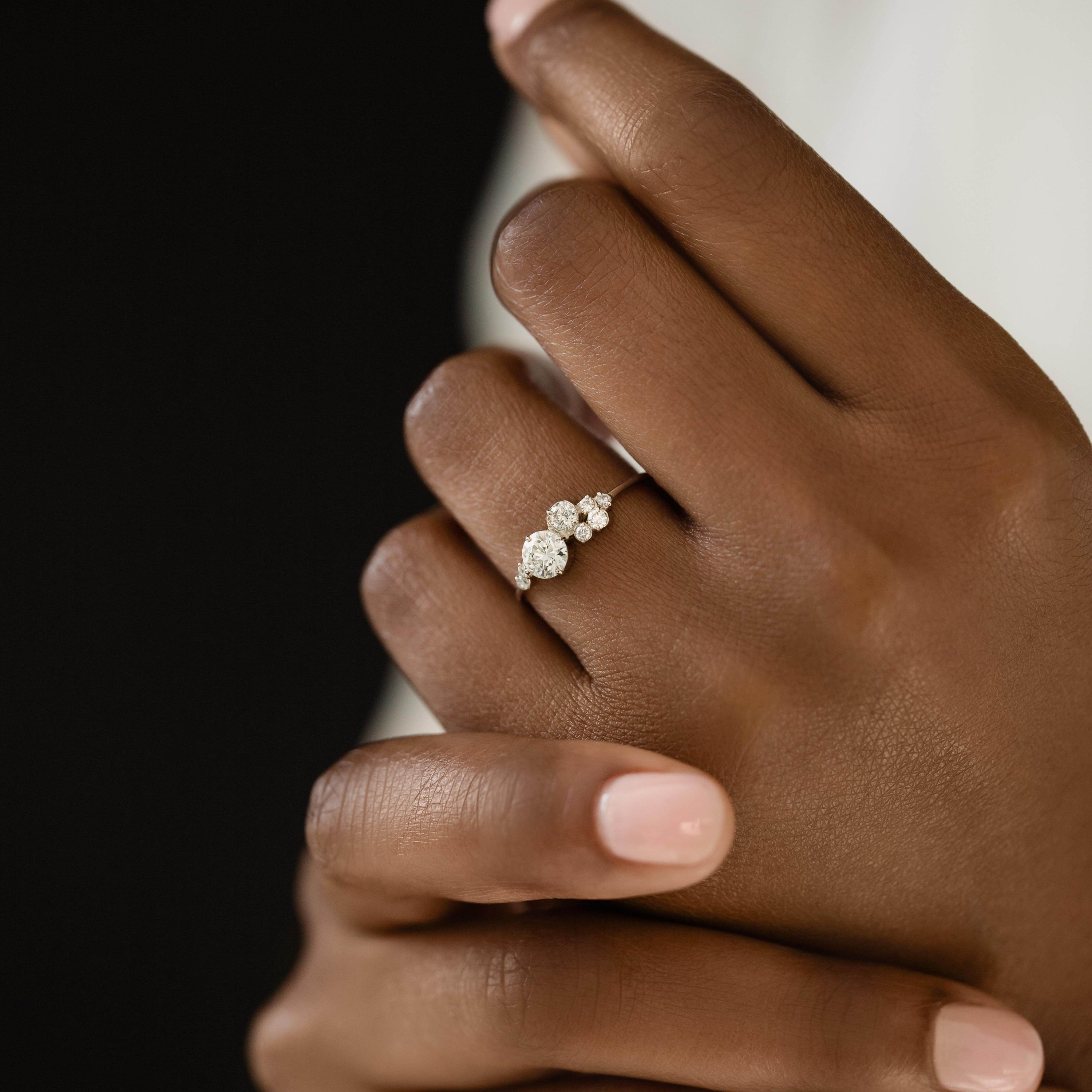 Diamond Indie Ring | Unique Cluster | Melanie Casey Fine Jewelry