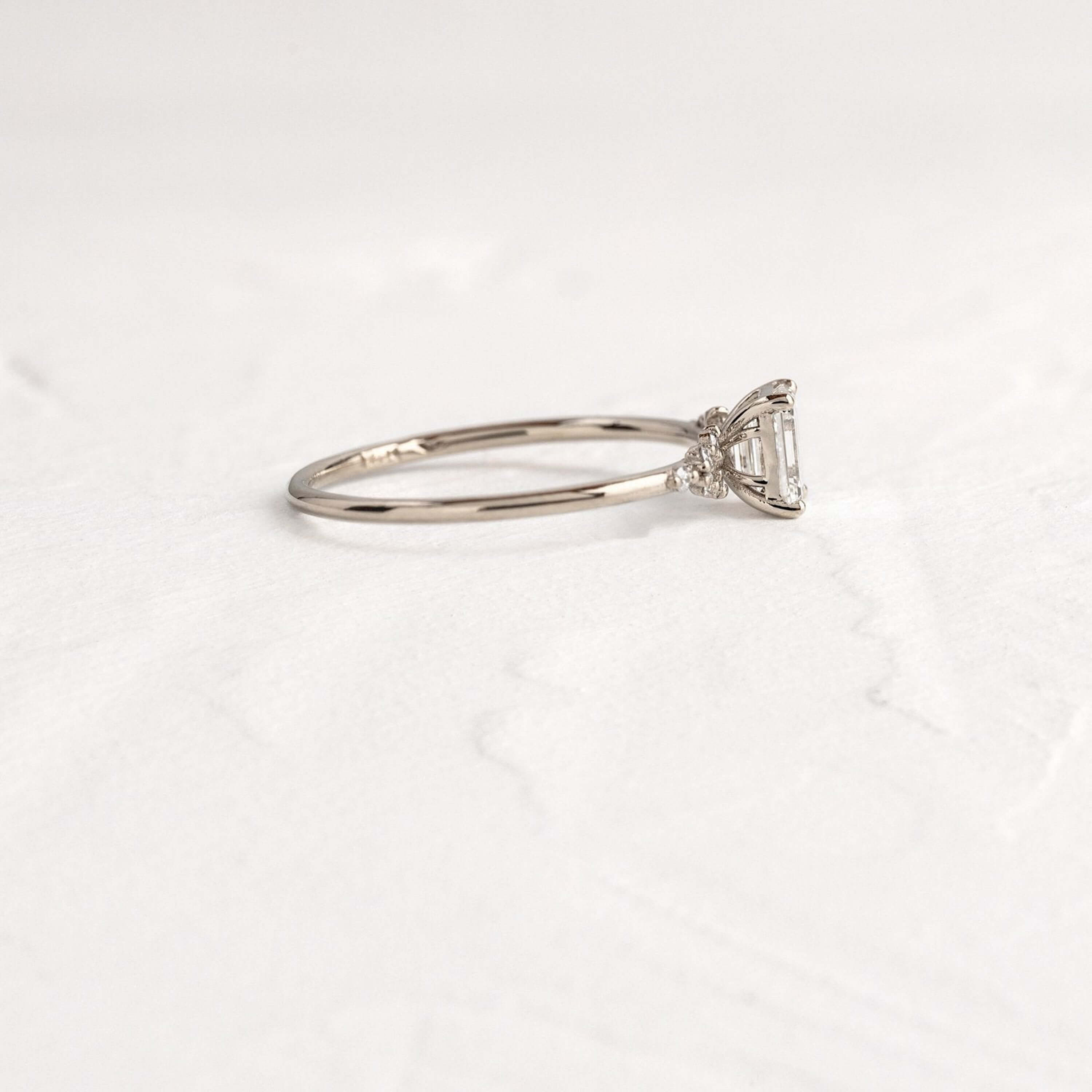 Lighthouse Ring, Emerald Cut - Melanie Casey