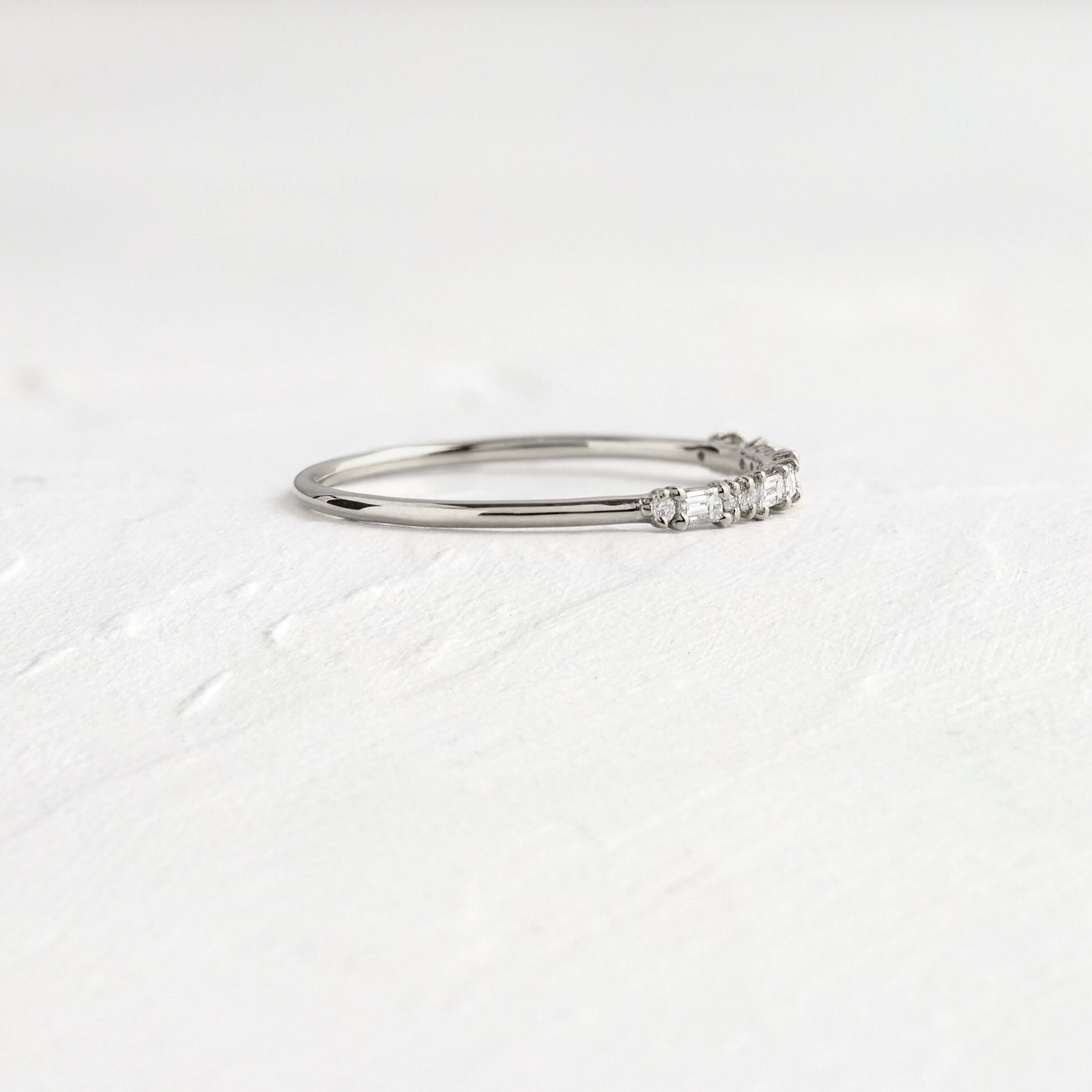 Morse Code Ring - LOVE | Diamond Baguettes Spell LOVE in Morse Code by ...