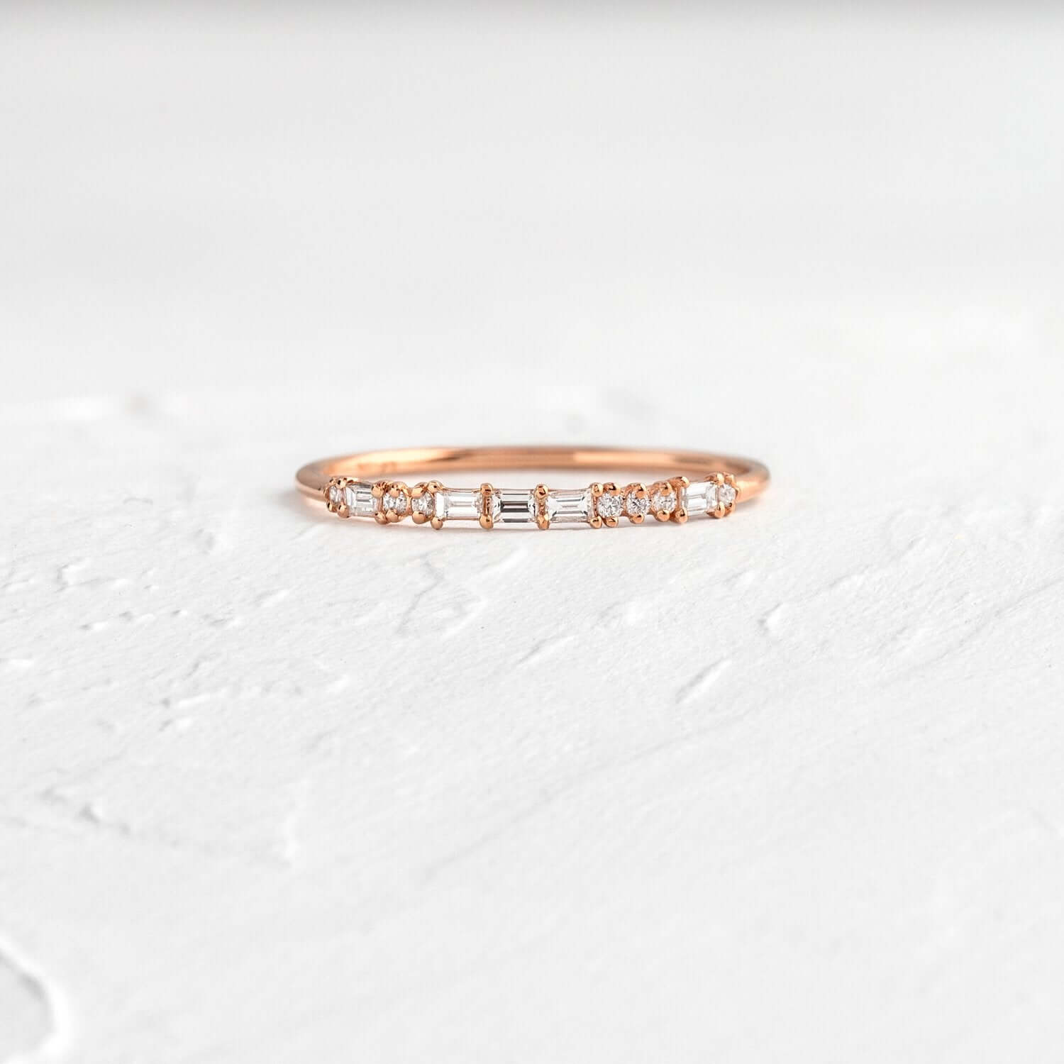 Morse Code Ring - LOVE | Diamond Baguettes Spell LOVE in Morse Code by ...