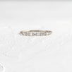 Morse Code Ring - LOVE | Diamond Baguettes Spell LOVE in Morse Code by ...