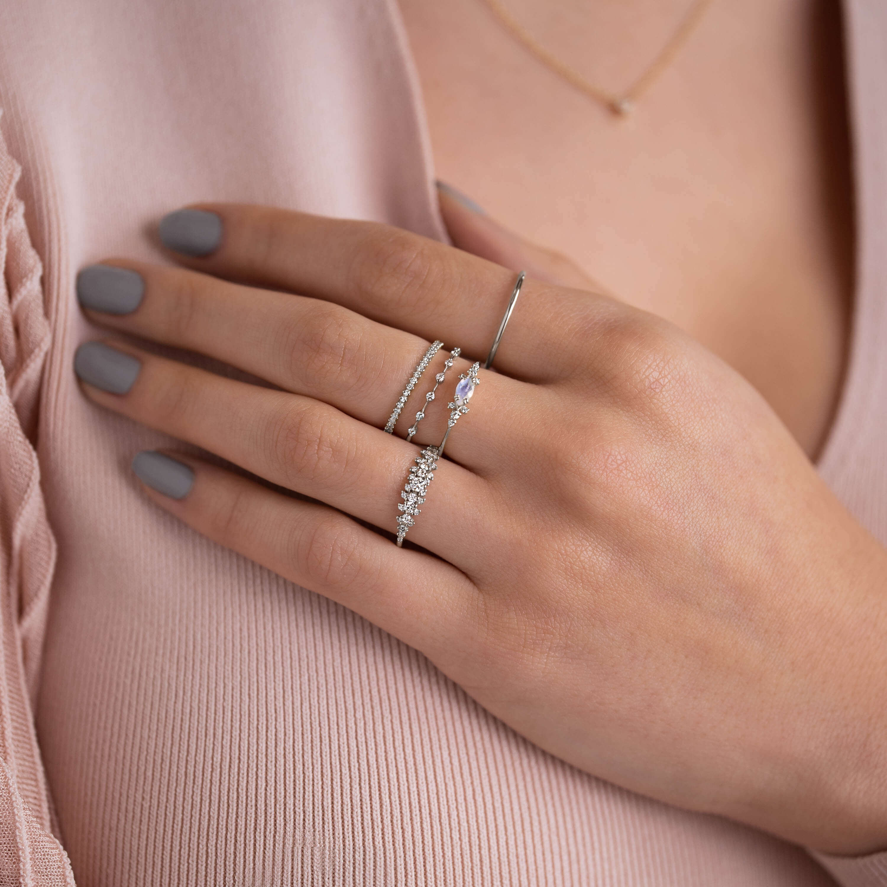 Edison Band | Unique Cluster Ring | Melanie Casey Fine Jewelry