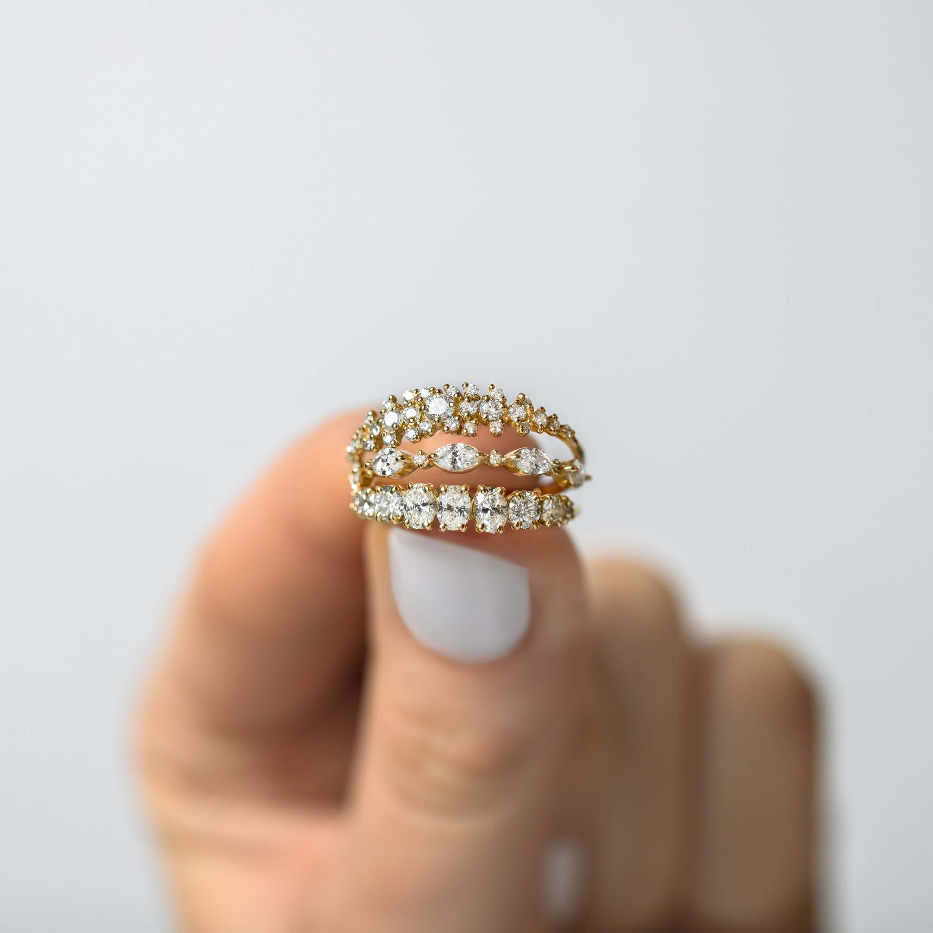 Perspective Band | Engagement Ring by Melanie Casey
