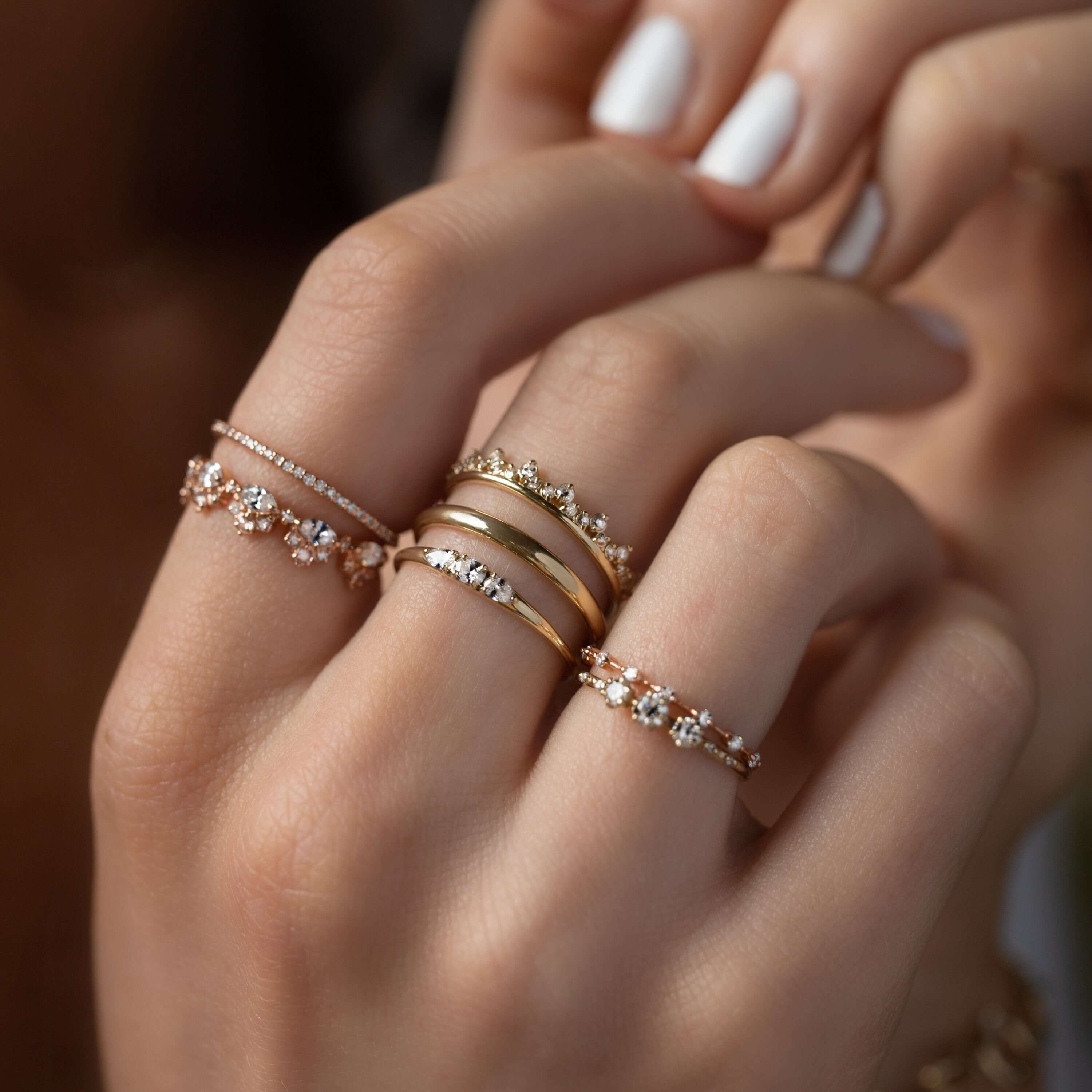 Composure Ring | Handcrafted 14k Gold & Diamond Ring – Melanie Casey