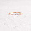 Morse Code Rings: Initials - Custom Diamond Letter Rings by Melanie Casey