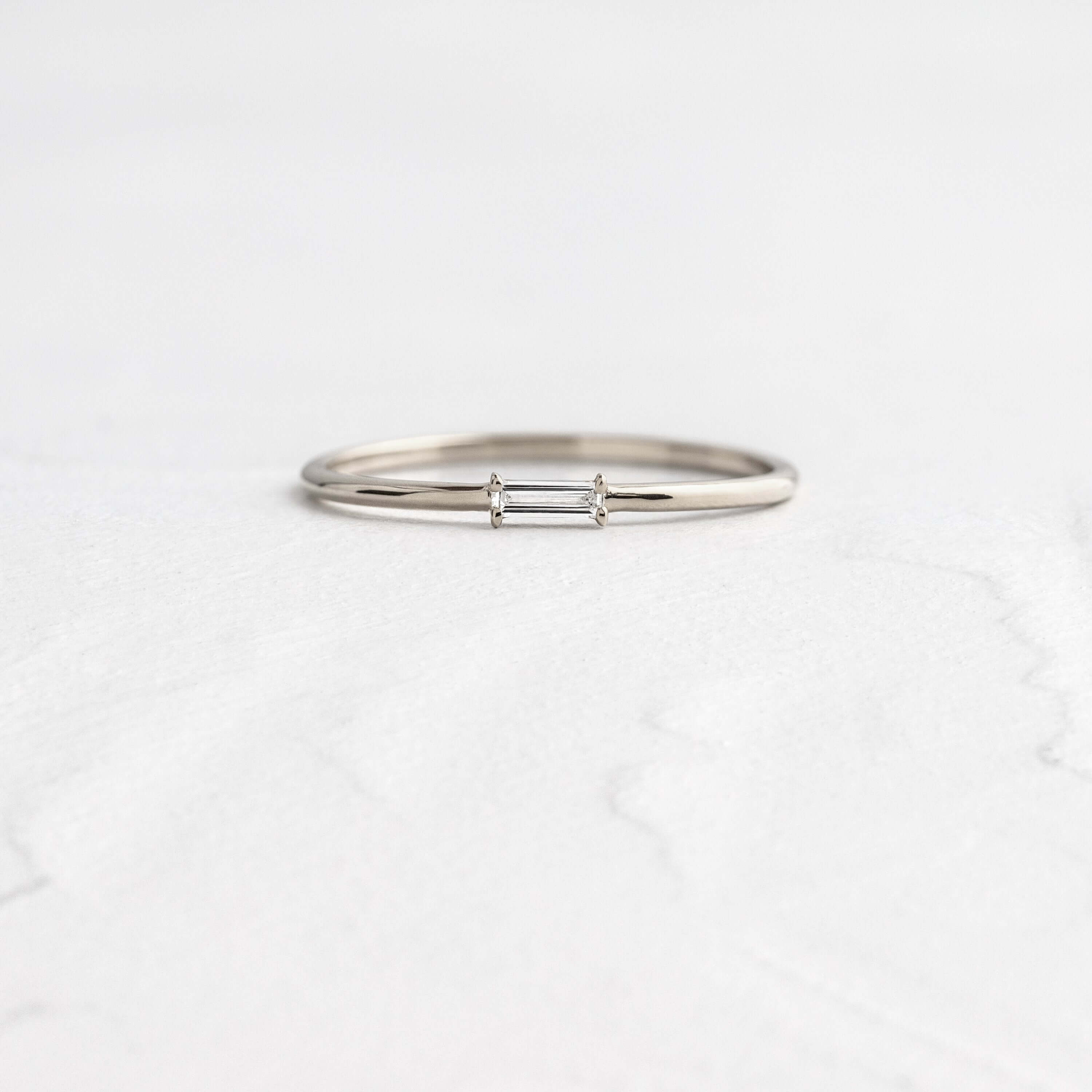 Morse Code Rings: Initials - Custom Diamond Letter Rings by Melanie Casey