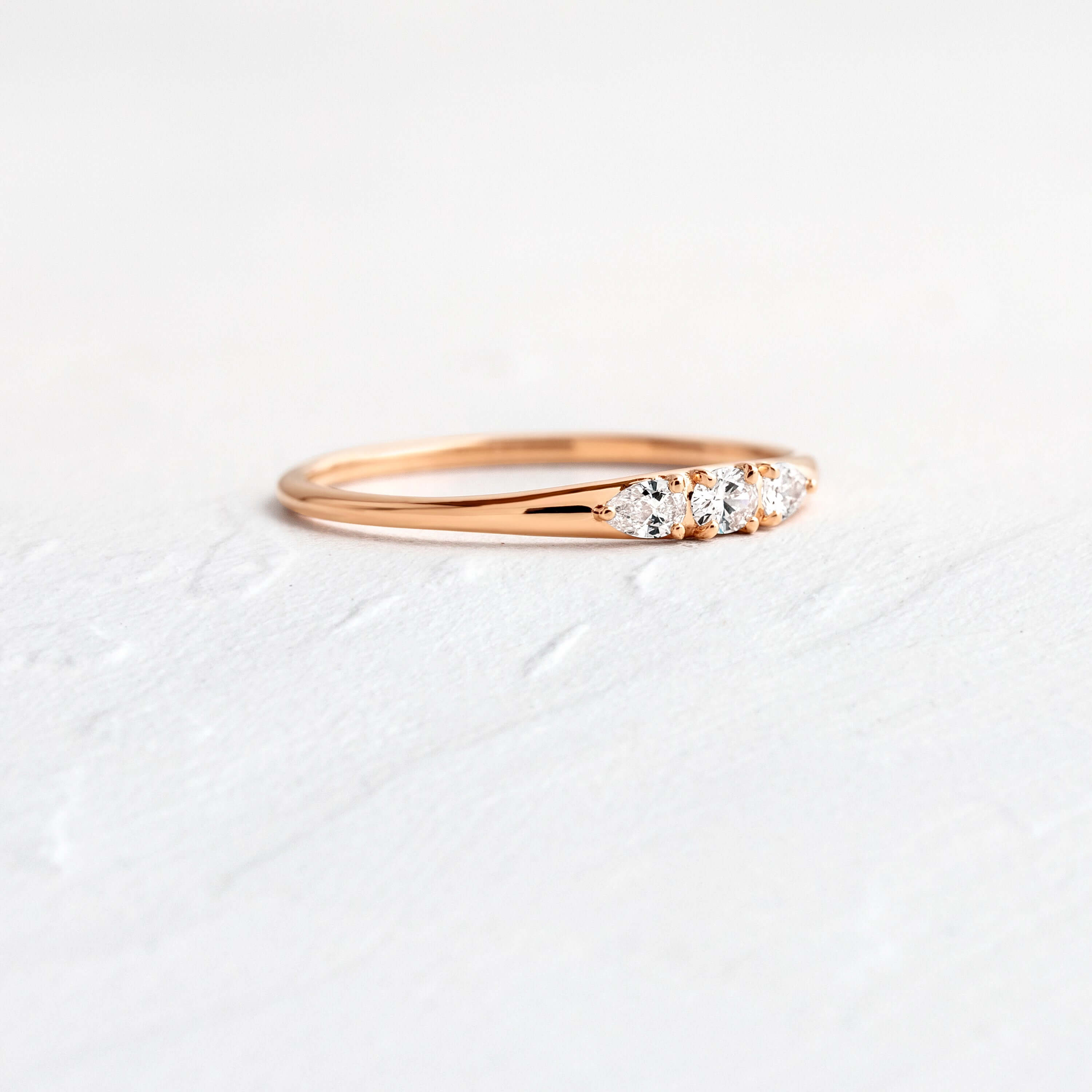 Composure Ring | Handcrafted 14k Gold & Diamond Ring – Melanie Casey