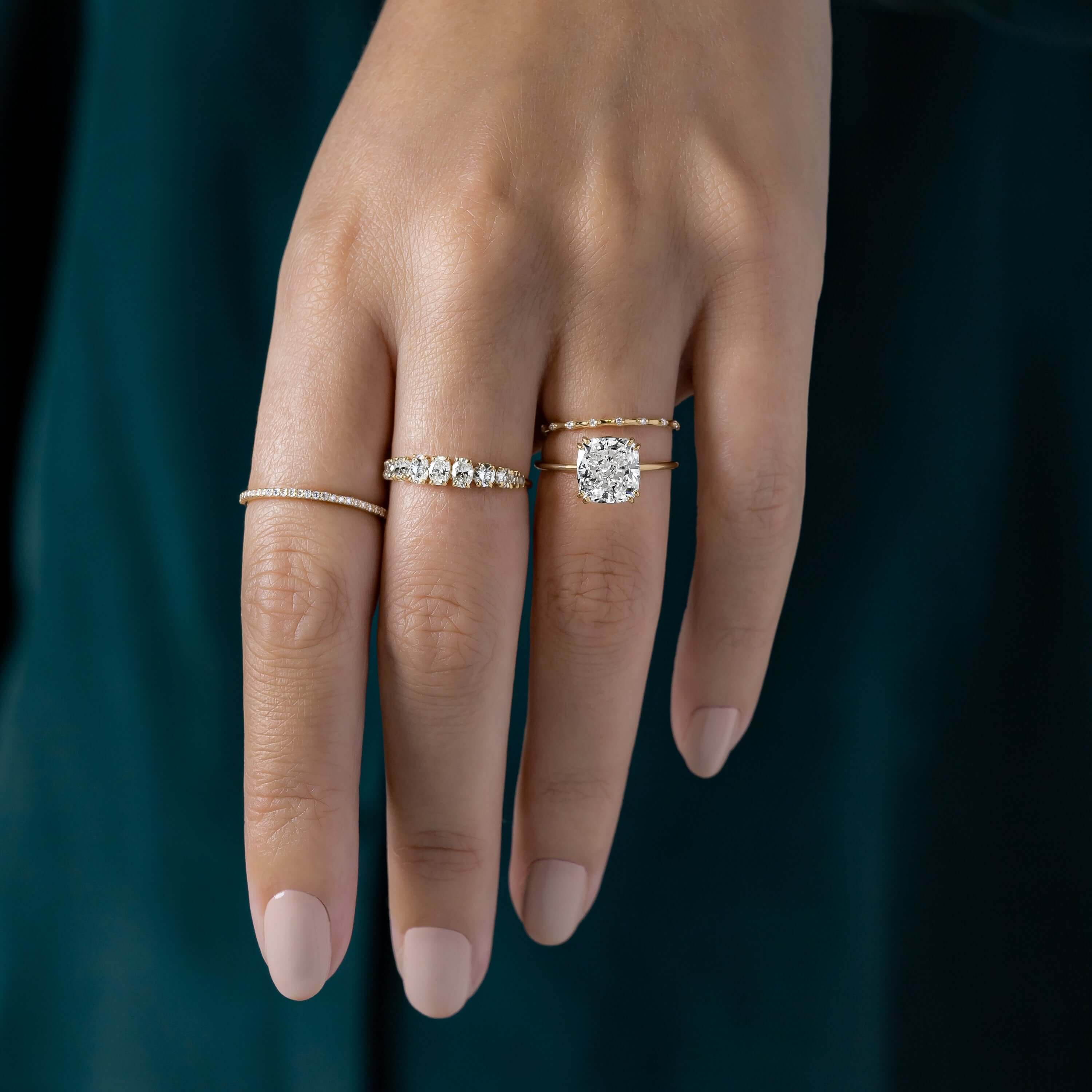 small wedding ring cushion