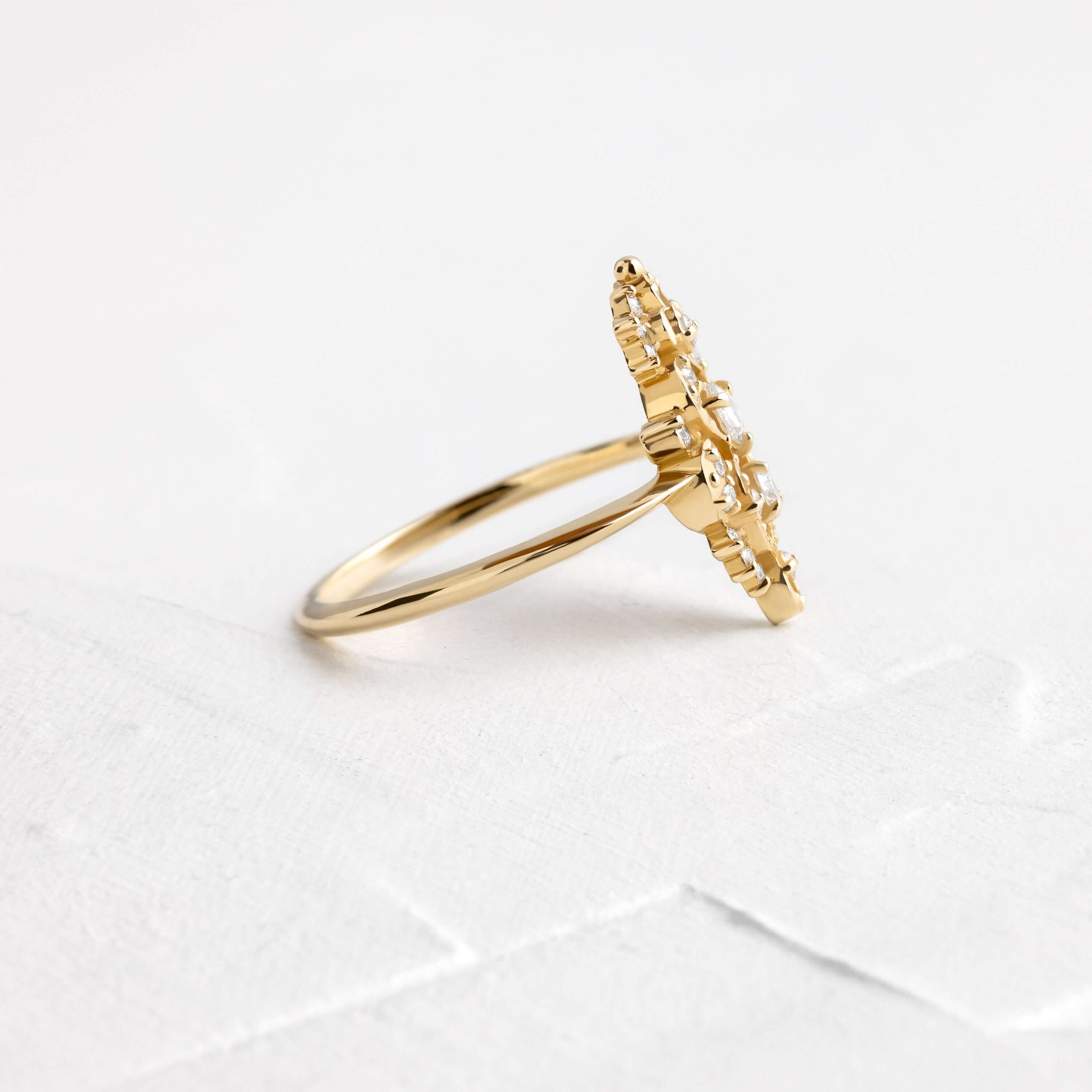 Drawing Room Ring | Unique Cluster Ring by Melanie Casey Fine Jewelry