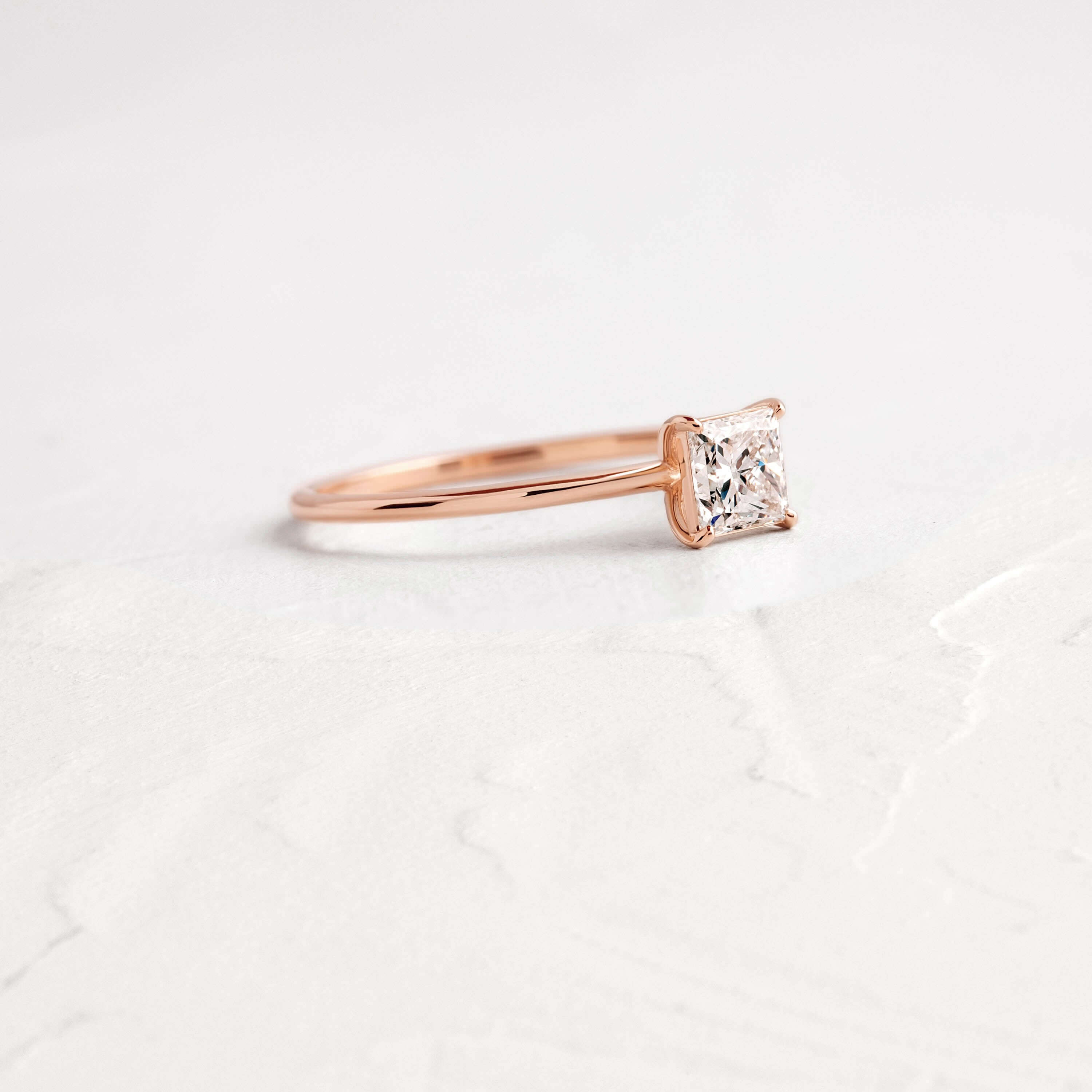 Whisper Ring, Princess Cut - Melanie Casey