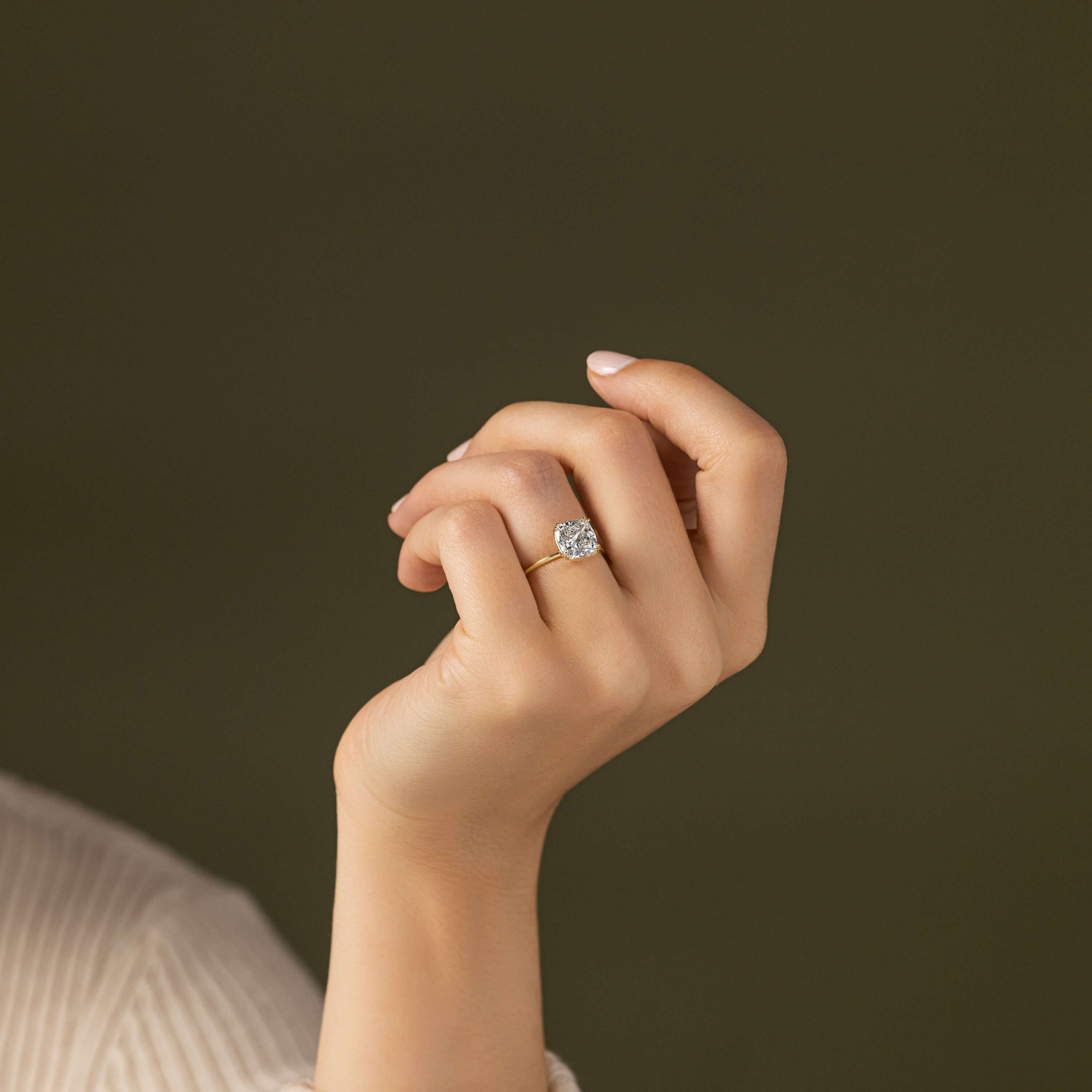 Filament Ring, Cushion Cut | Melanie Casey Fine Jewelry