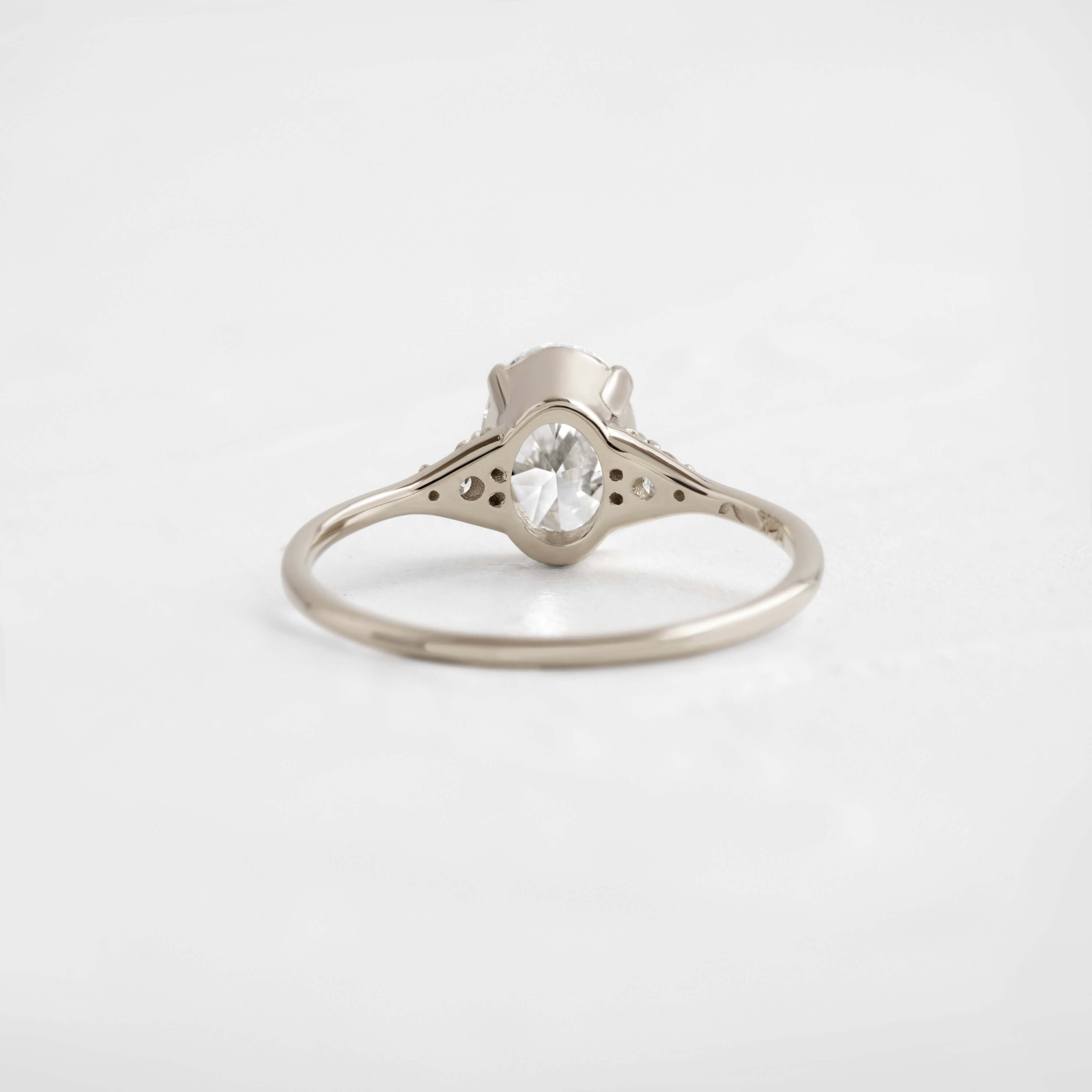 Oval Lady's Slipper Ring | Engagement Ring from Melanie Casey