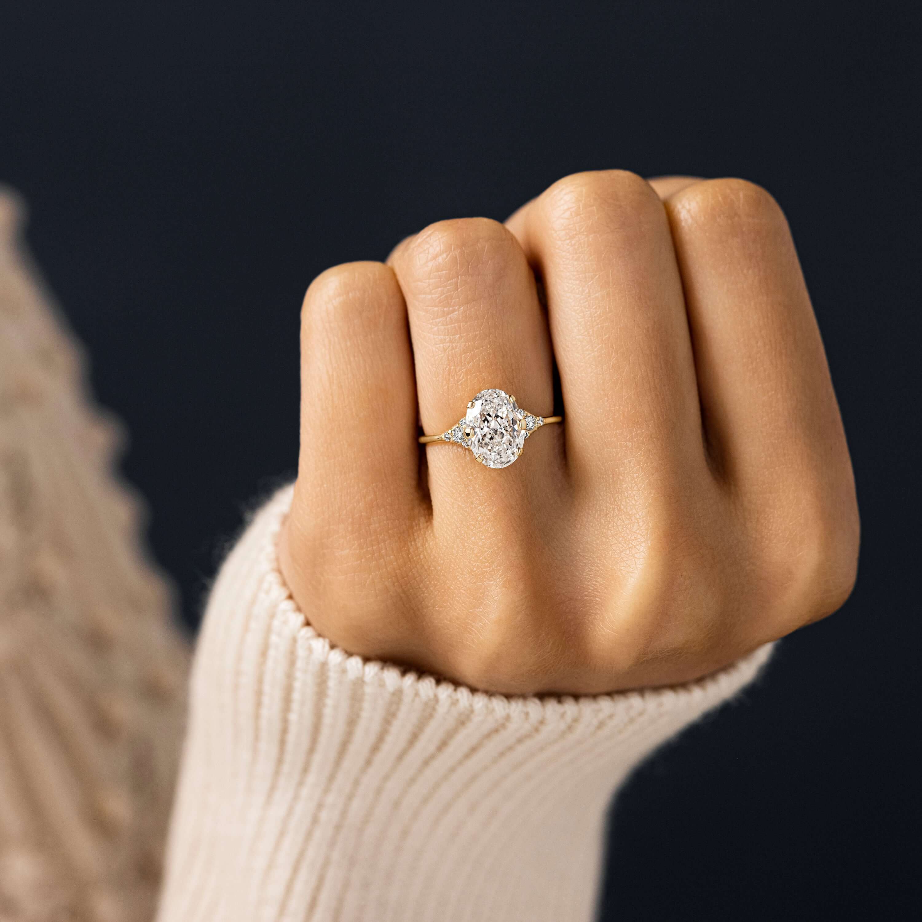 Oval Lady's Slipper Ring | Engagement Ring from Melanie Casey