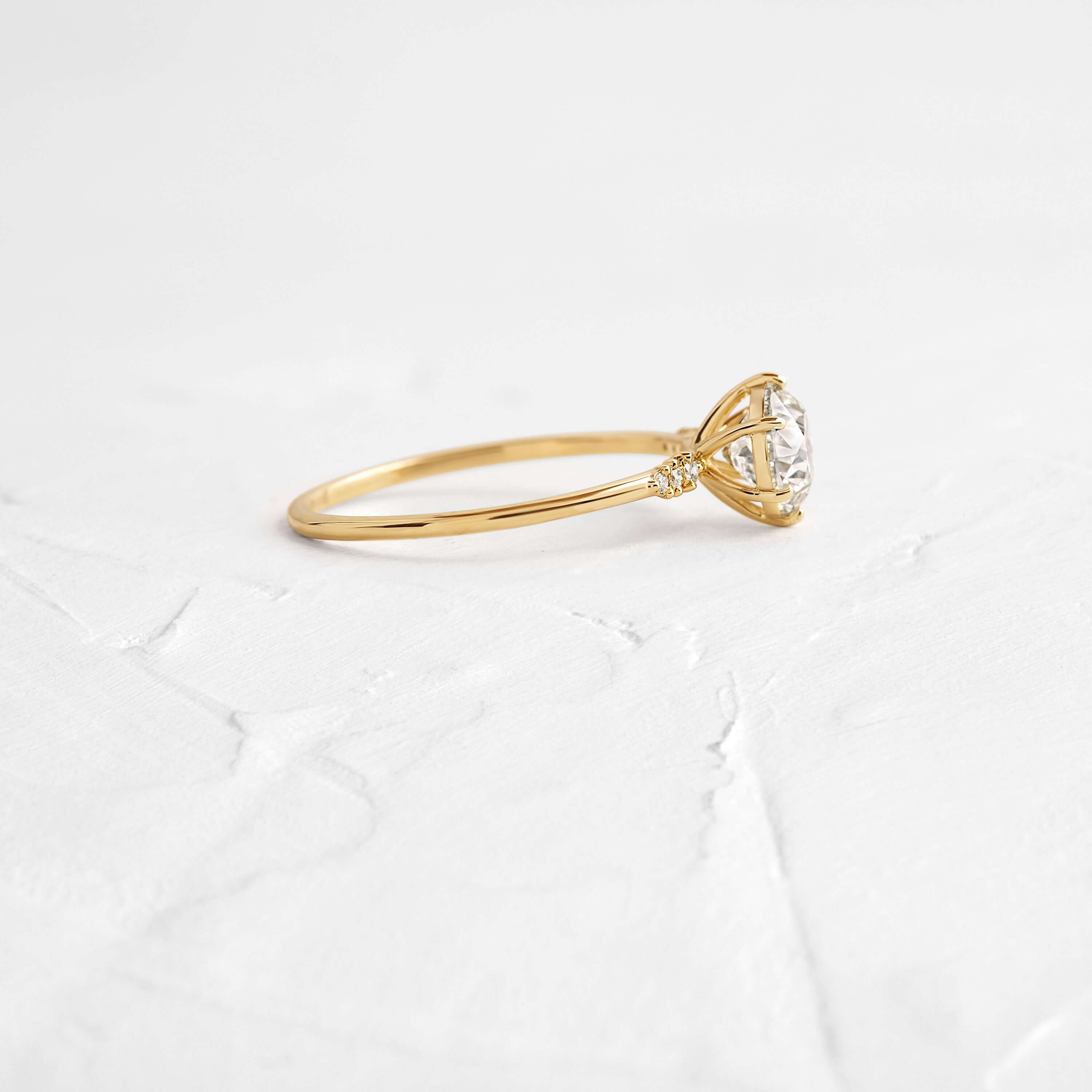 Poppy Seed Ring | Handcrafted Diamond Engagement Ring | Melanie Casey