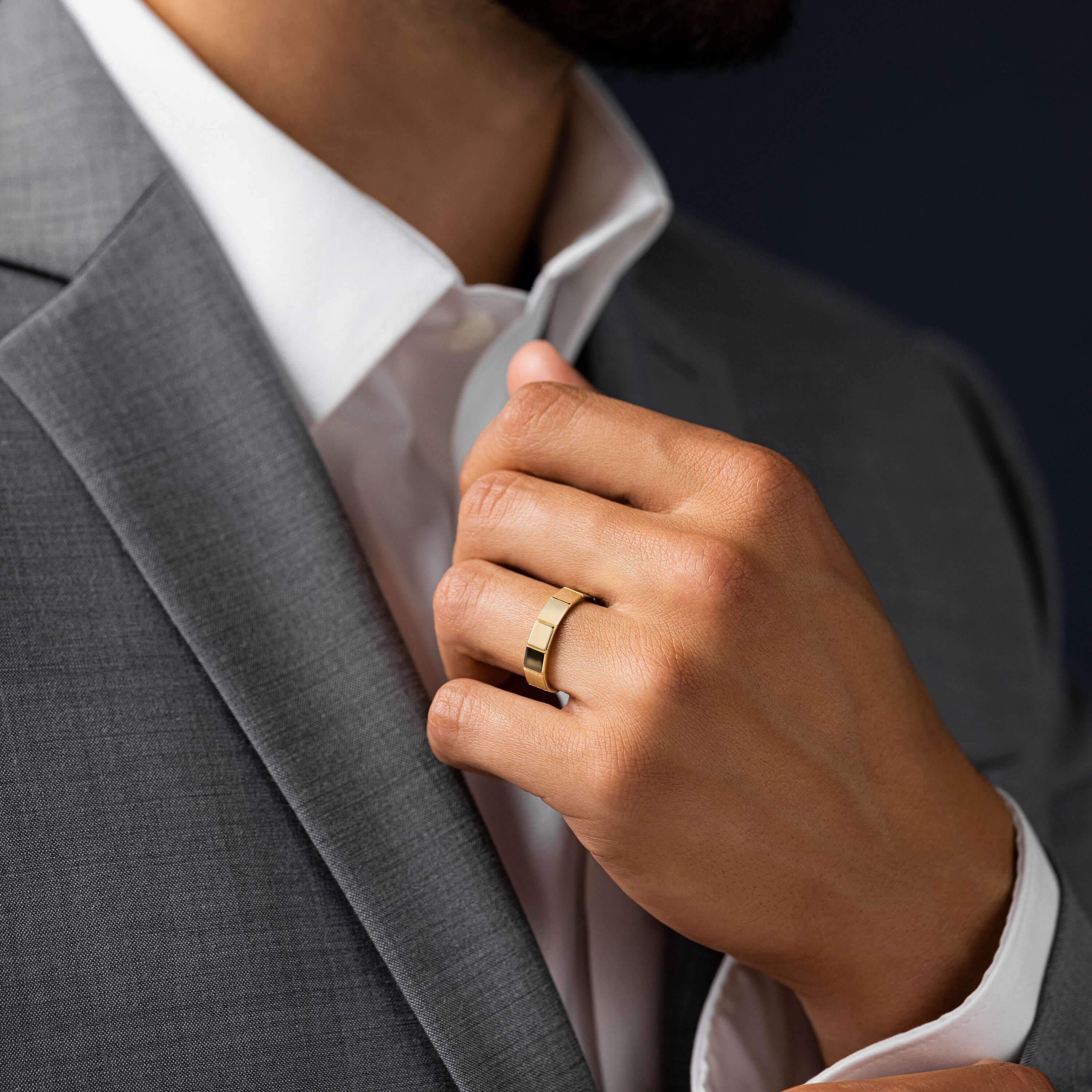 Block Band | For Men and Women | Melanie Casey Fine Jewelry