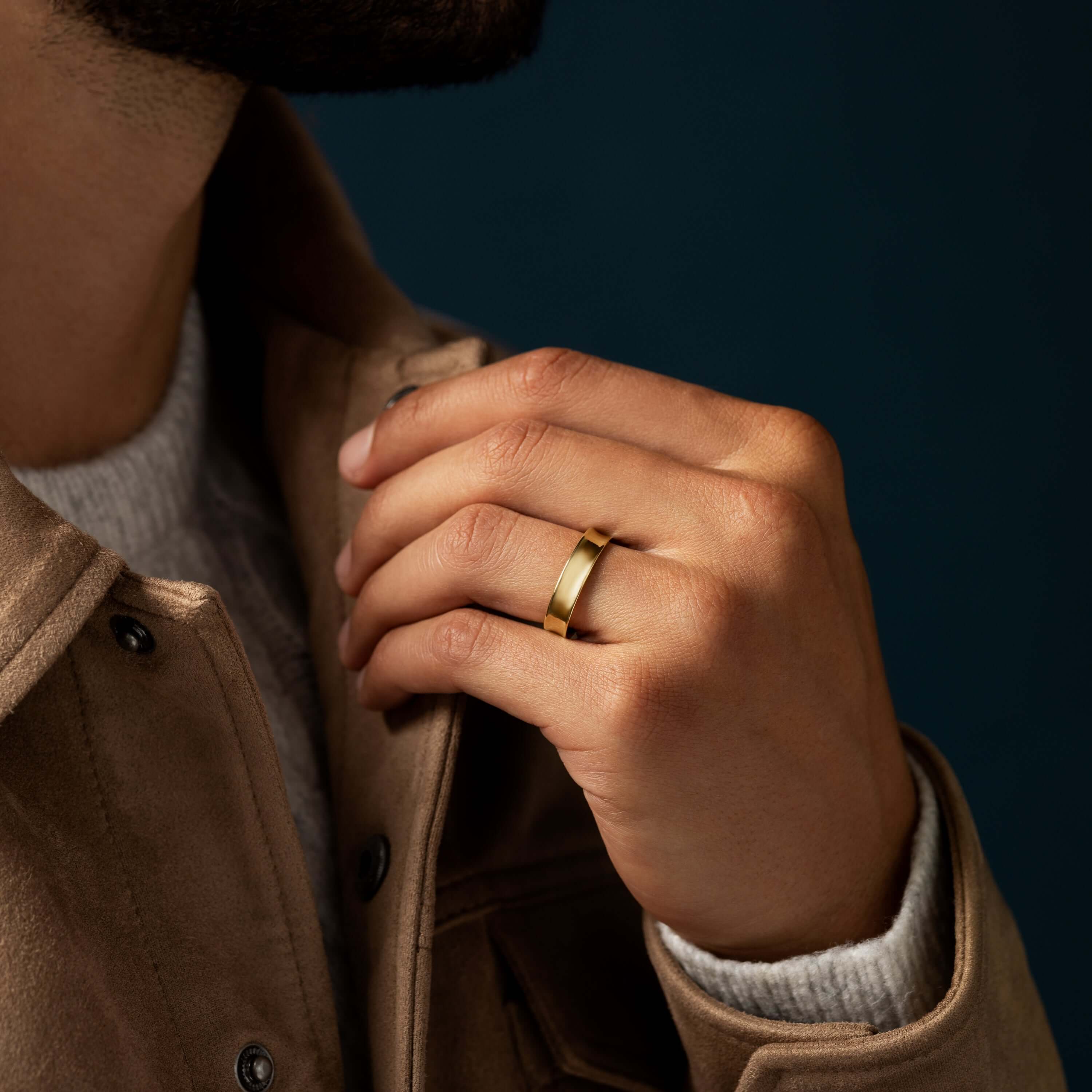 simple wedding ring for men