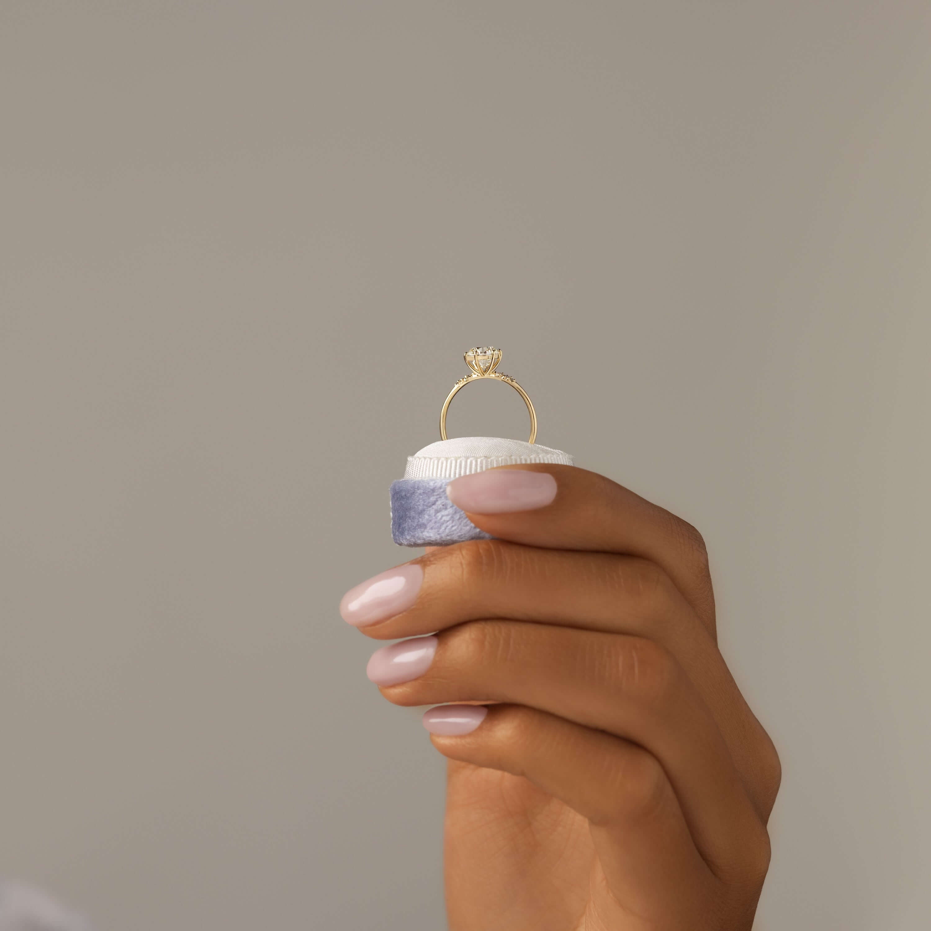 Poppy Seed Ring | Handcrafted Diamond Engagement Ring | Melanie Casey