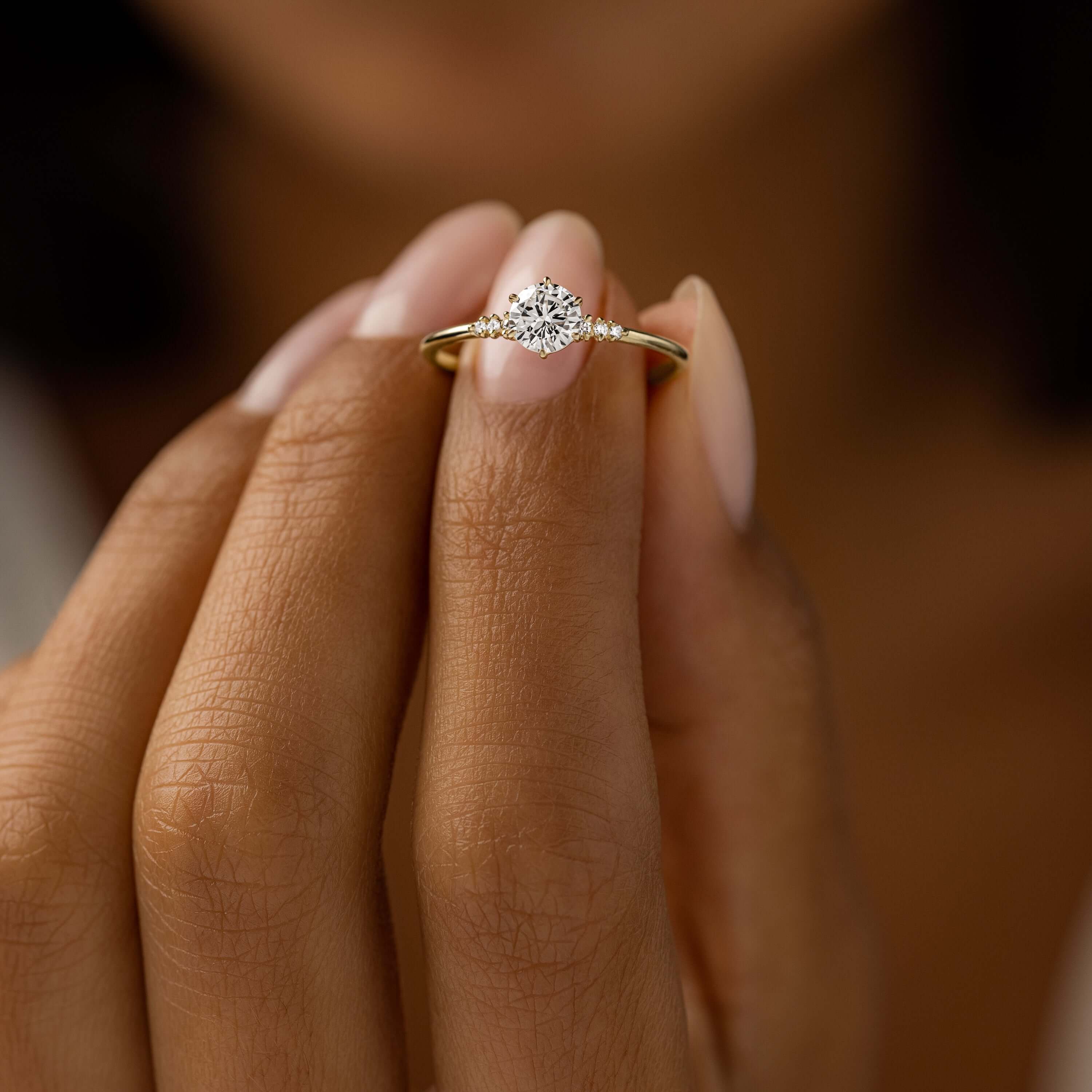 Poppy Seed Ring | Handcrafted Diamond Engagement Ring | Melanie Casey